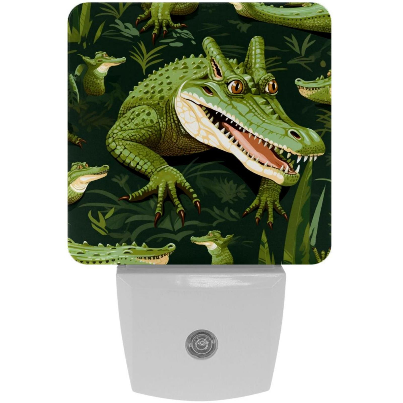 Crocodile LED Square Night Lights - Bedside Lighting Solution for a ...