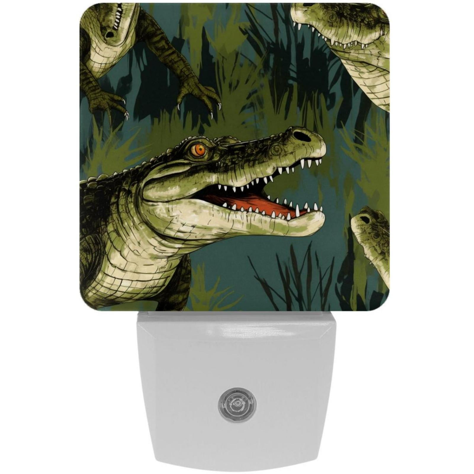 Crocodile LED Square Night Lights - Illuminating Your Space with Style ...