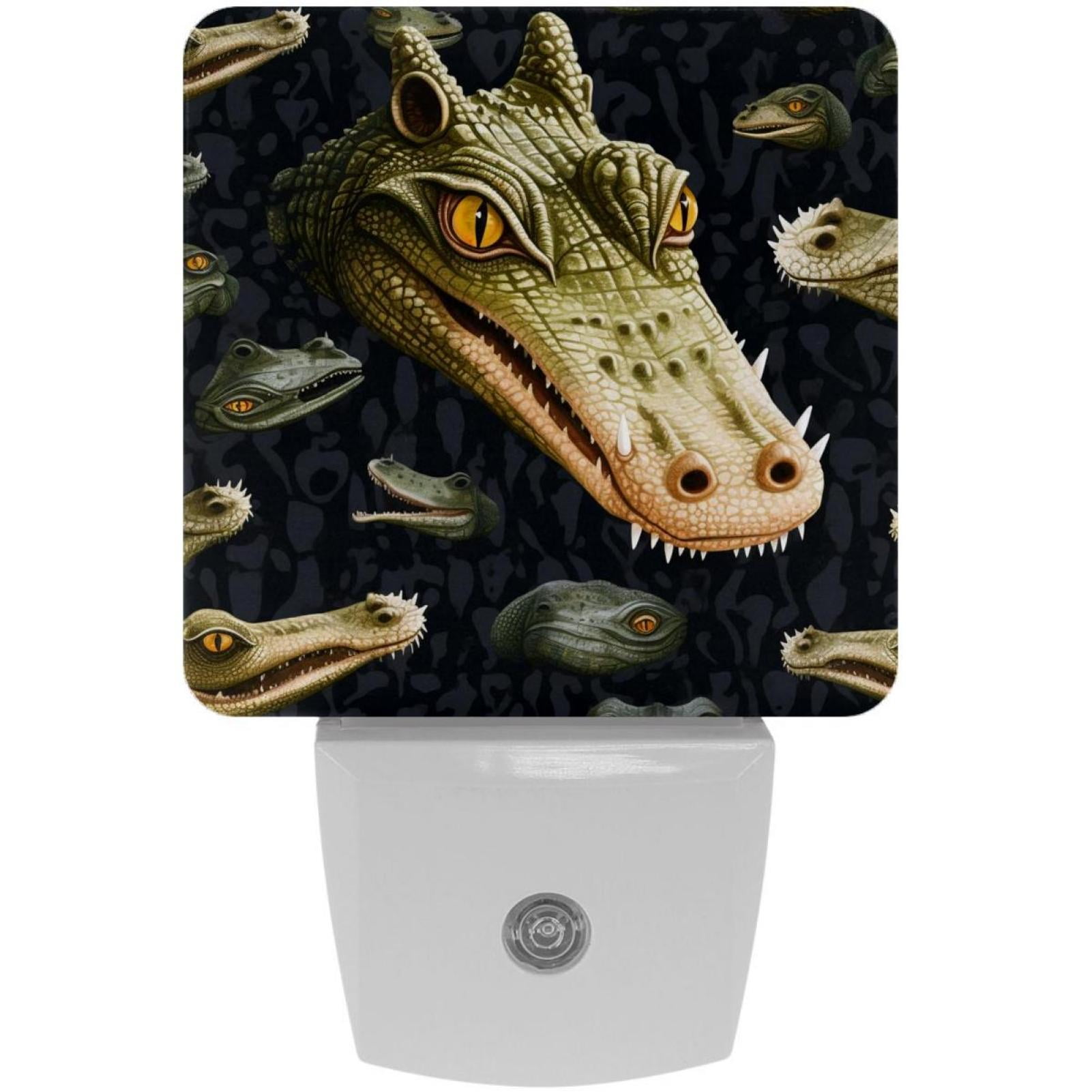 Crocodile LED Square Night Lights - Illuminating Your Space with Style ...