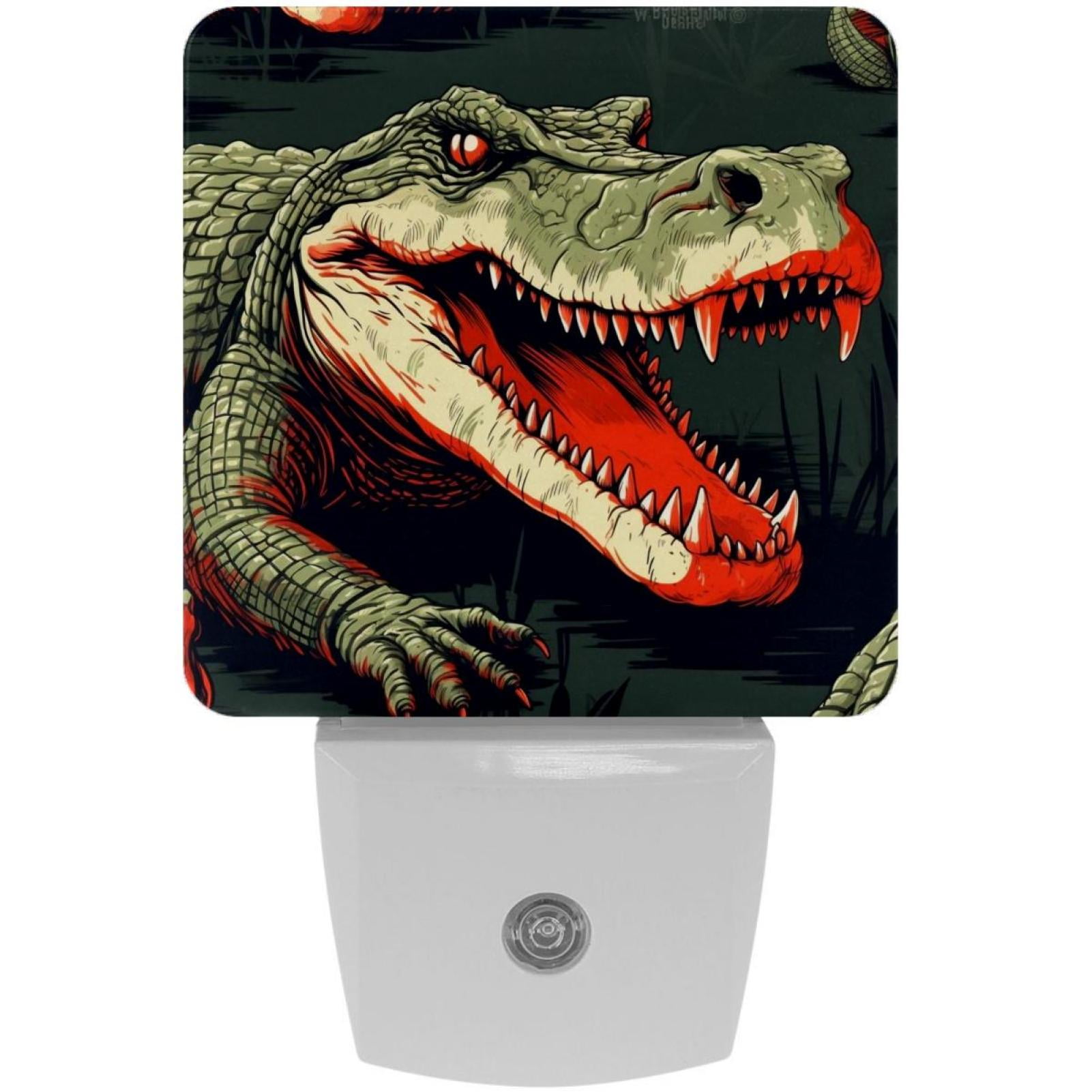 Crocodile LED Square Night Lights - Stylish and Energy-Efficient Room ...