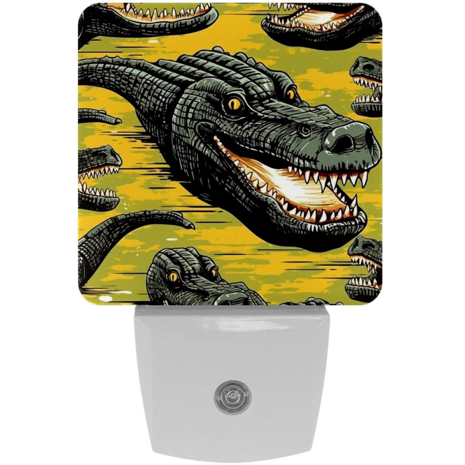 Crocodile LED Square Night Lights - Stylish and Energy-Efficient Room ...
