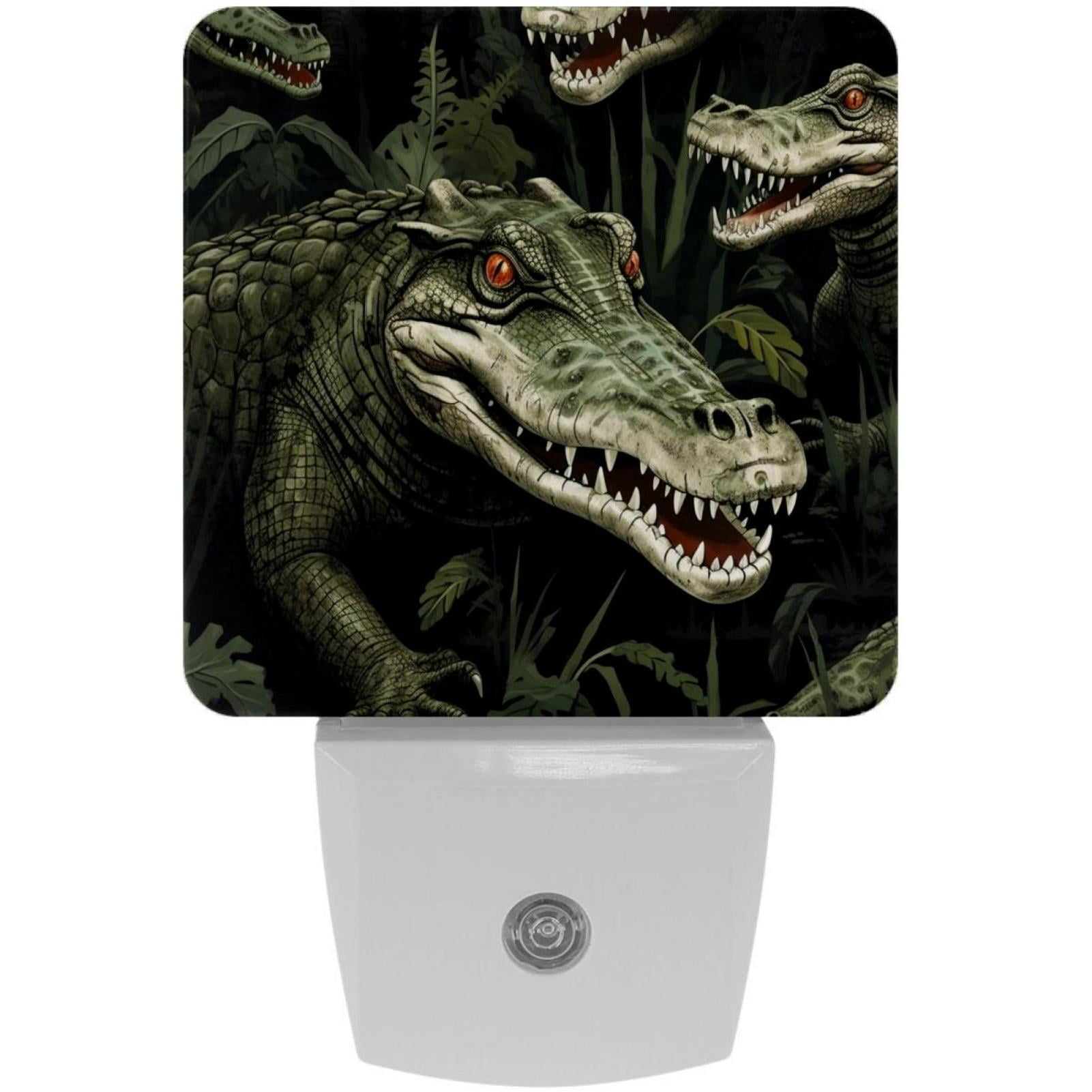 Crocodile LED Square Night Lights - Stylish and Functional Nightlight ...
