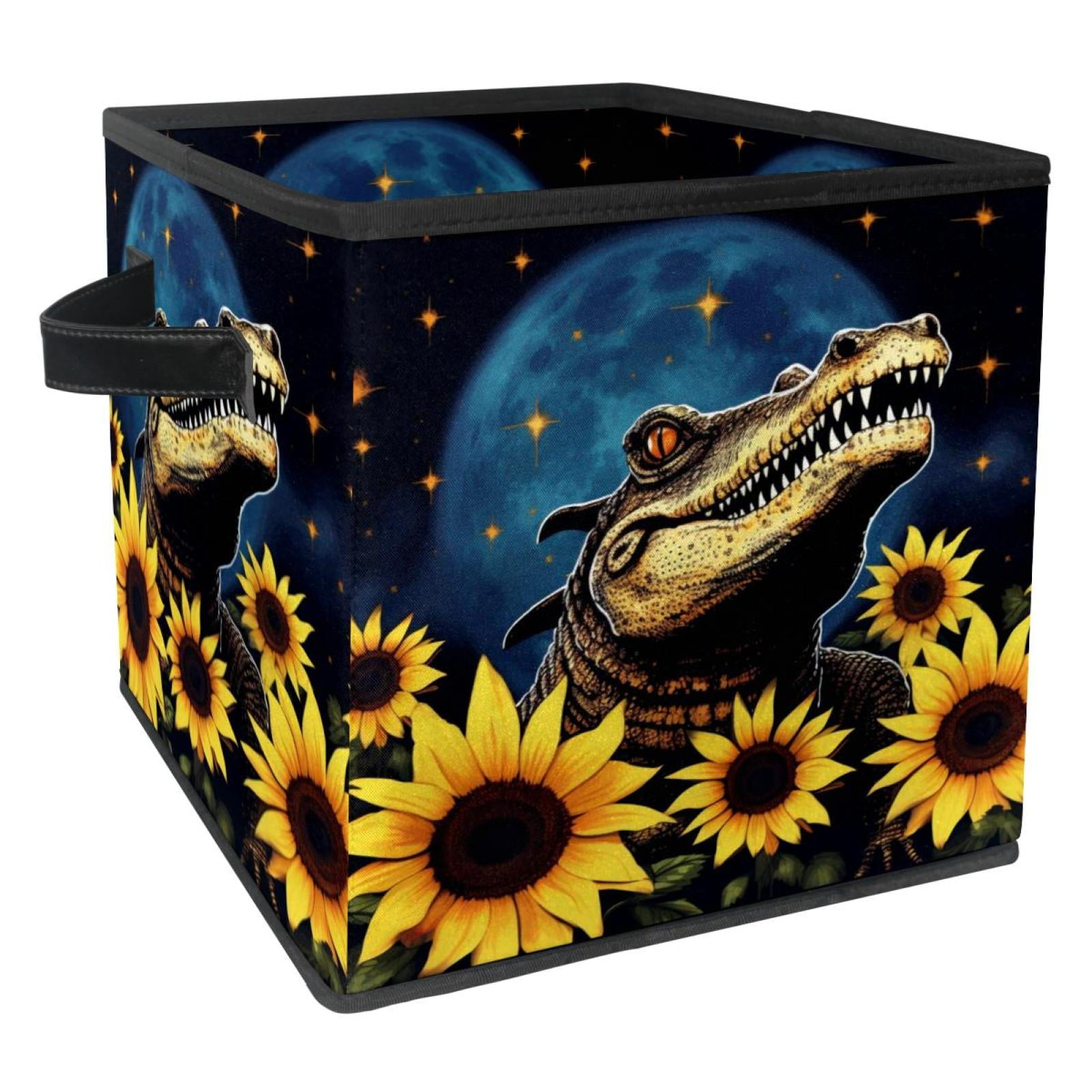 Crocodile Large Capacity Foldable Storage Container Basket with Handle ...