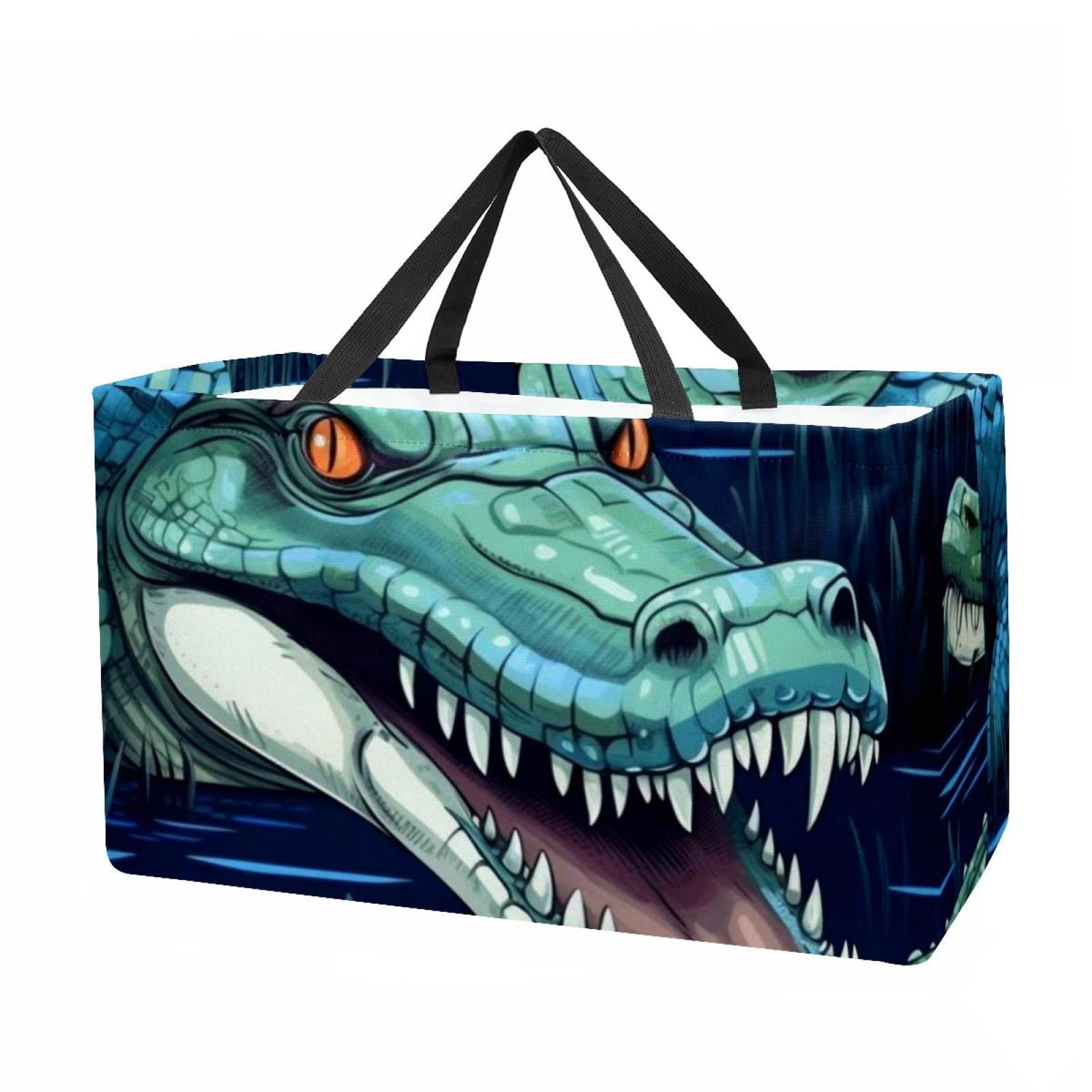 Crocodile Large Foldable Oxford Cloth Laundry Bag Easter Basket Cube ...
