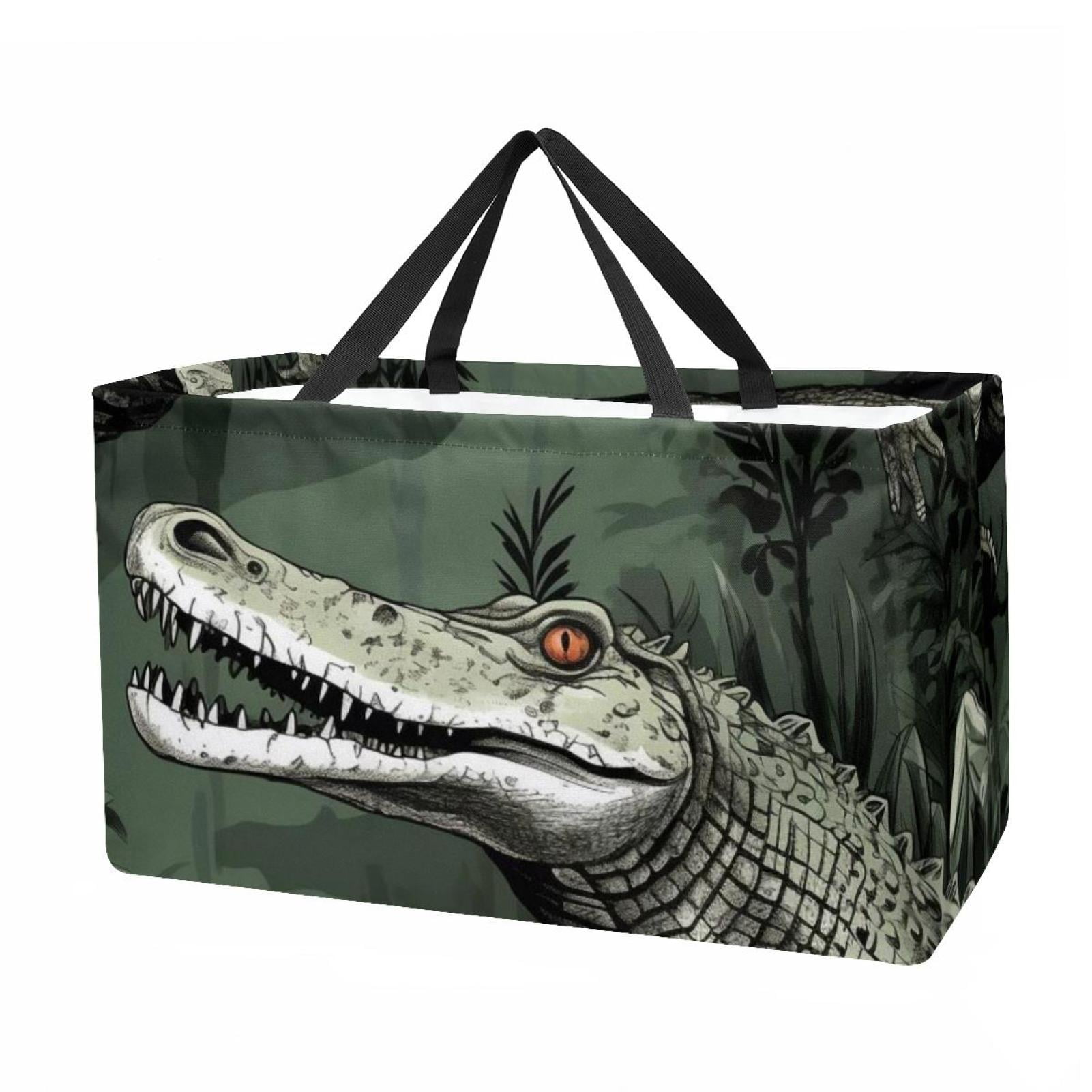 Crocodile Large Foldable Oxford Cloth Laundry Bag Storage Box Cube ...