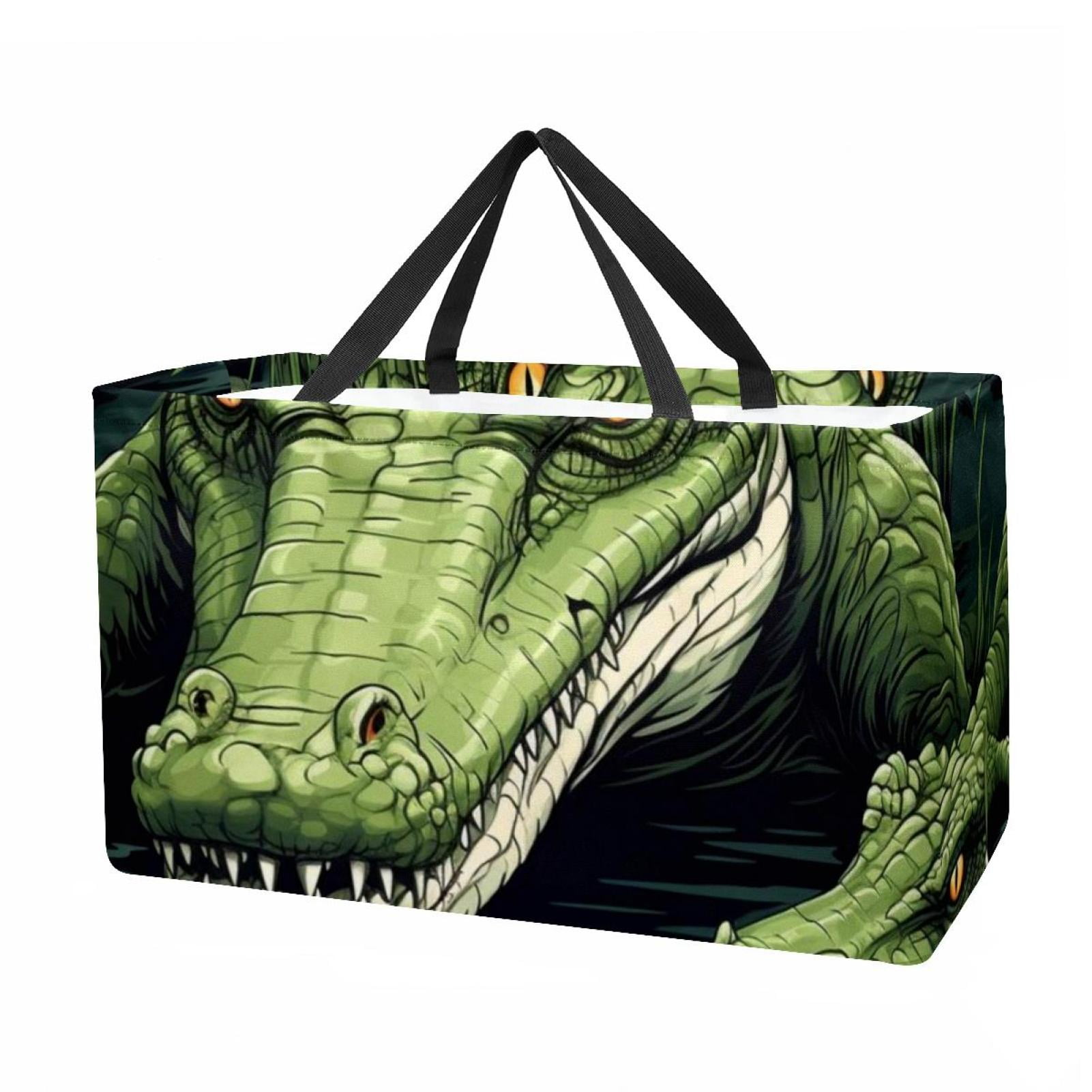 Crocodile Large Foldable Oxford Cloth Storage Bin Cube Organizer with ...
