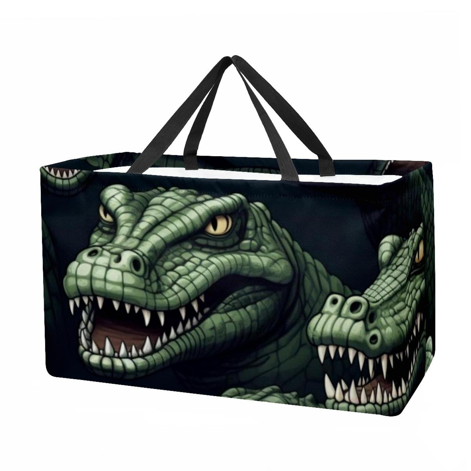 Crocodile Large Oxford Cloth Laundry Organizer: Foldable Laundry Basket ...