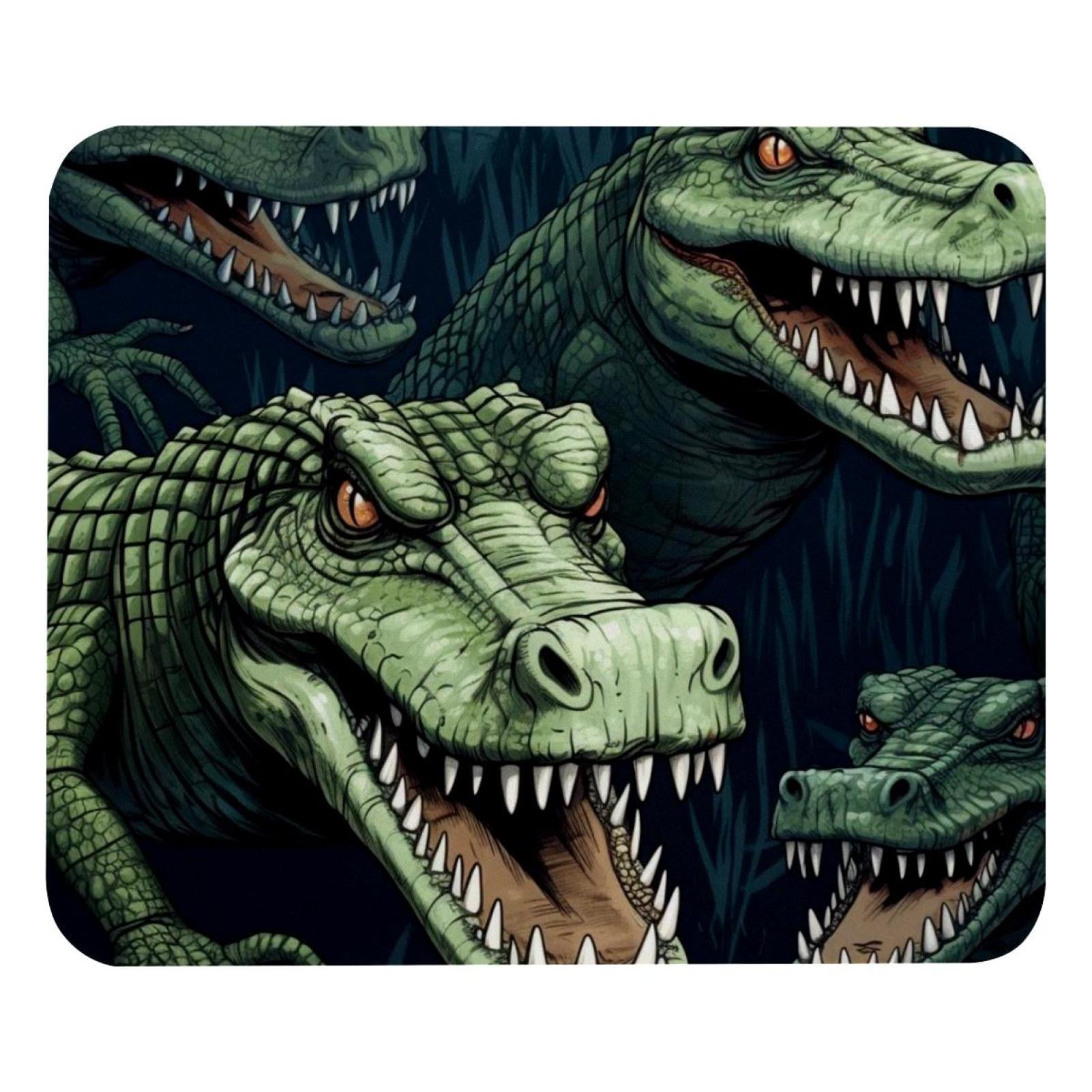 Crocodile Mouse Pad, Personality Design Rubber Base for Office Decor ...