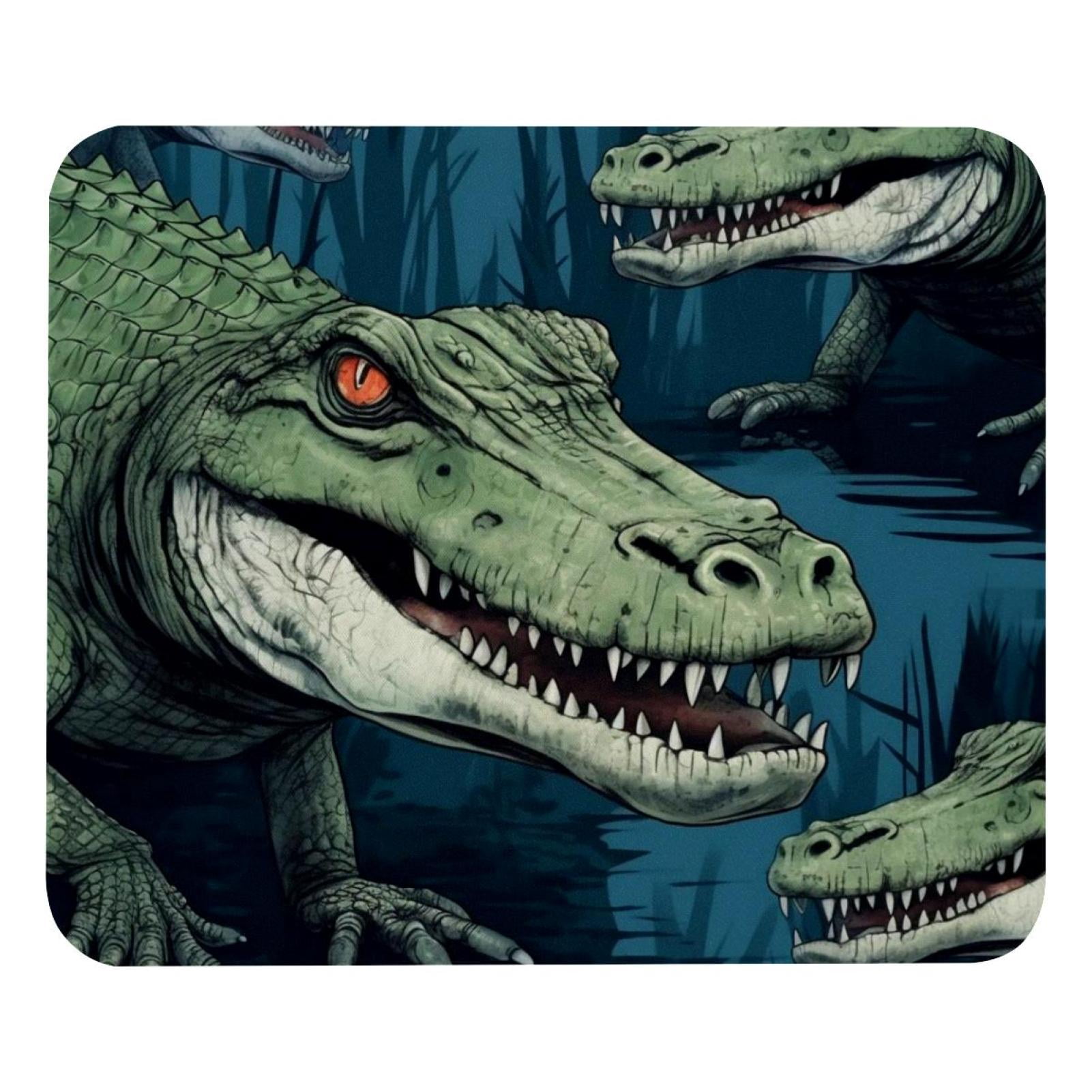 Crocodile Mouse Pad, Personality Design Rubber Base for Office Decor ...