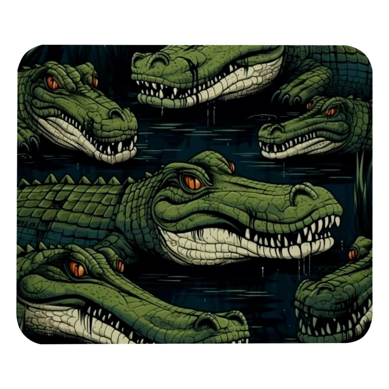 Crocodile Mouse Pad, Smooth Mouse Mat, Computer Mouse-pad for Wireless ...