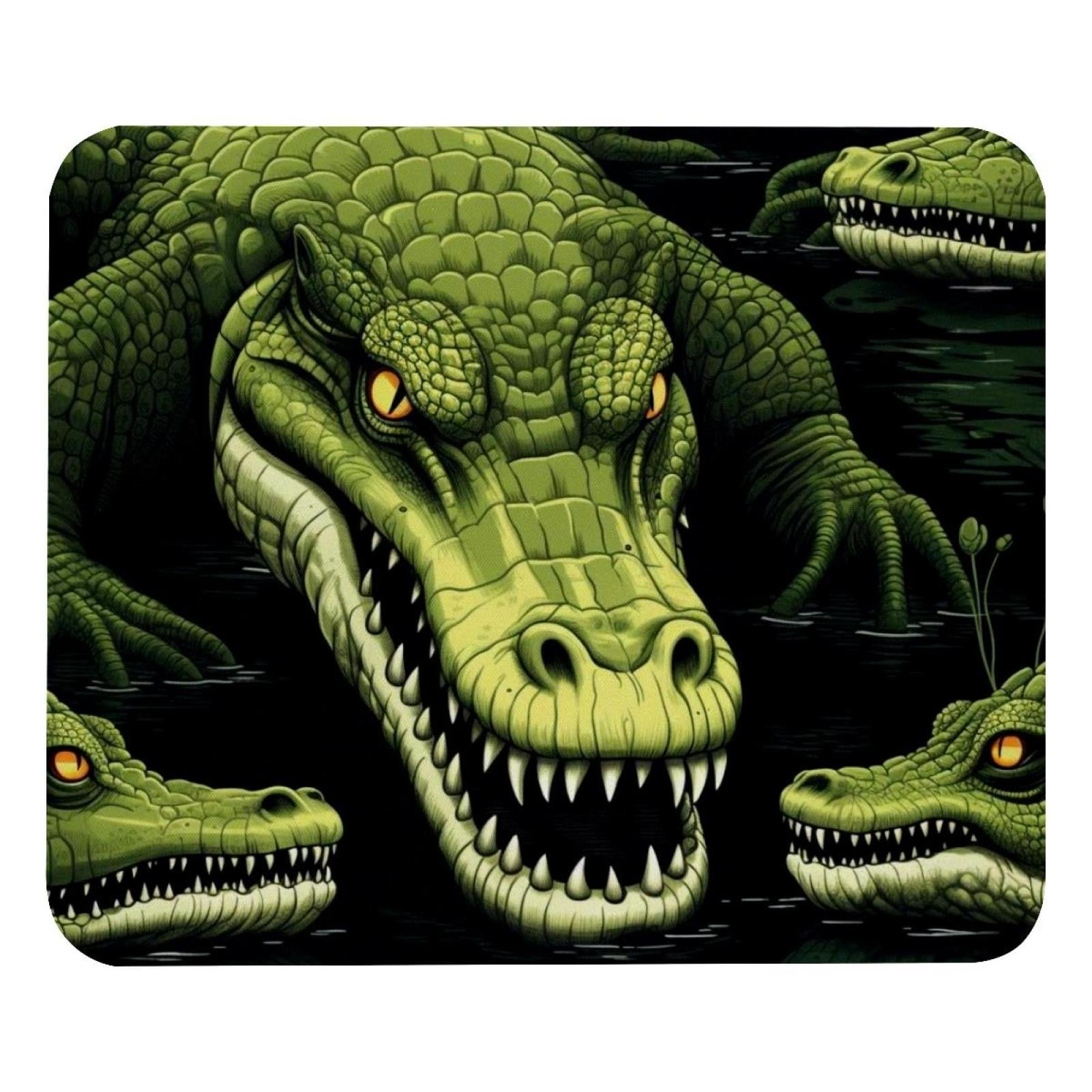 Crocodile Mouse Pad for Wireless Mouse Home Office Desk Laptop with ...