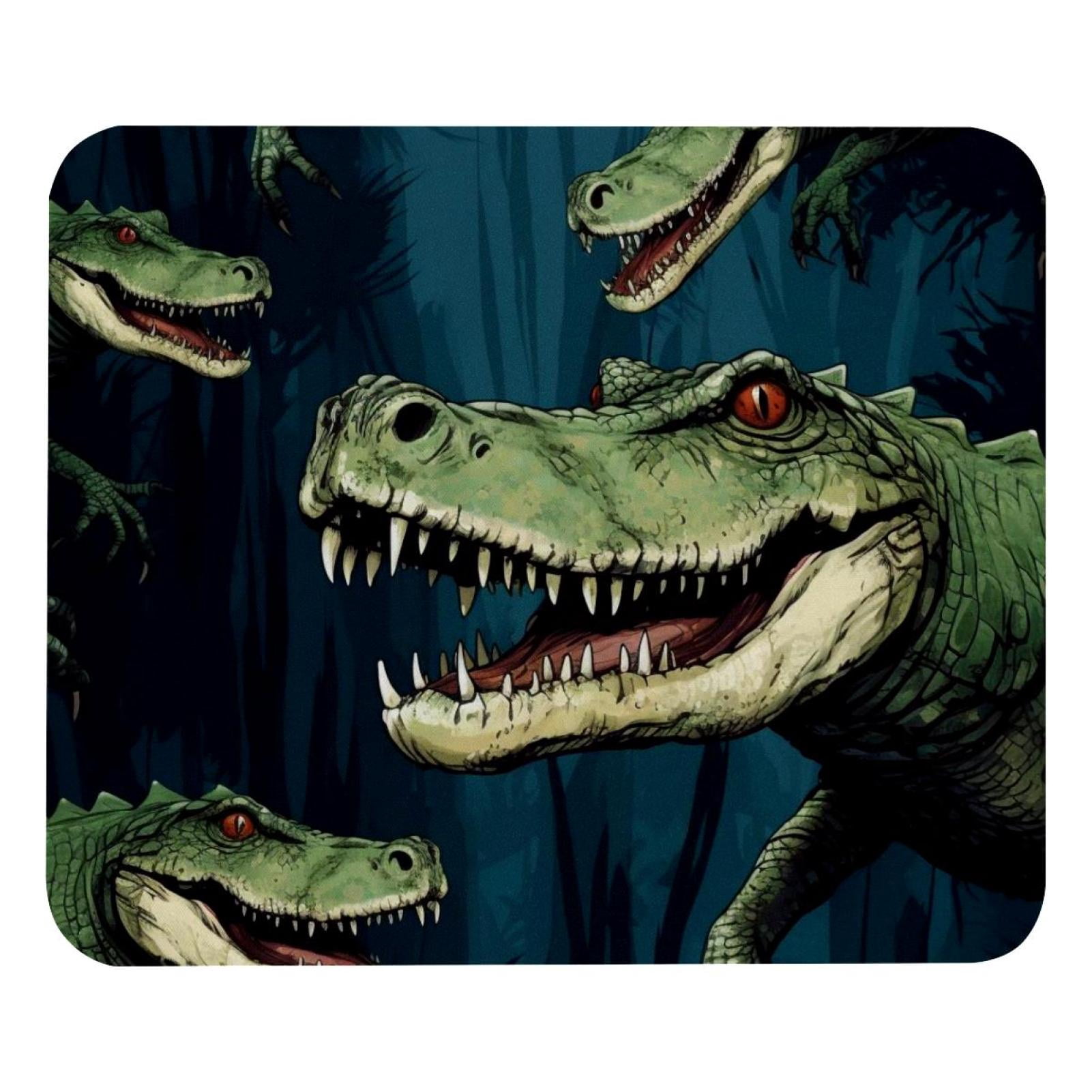 Crocodile Mouse Pad for Wireless Mouse Home Office Desk Laptop with ...