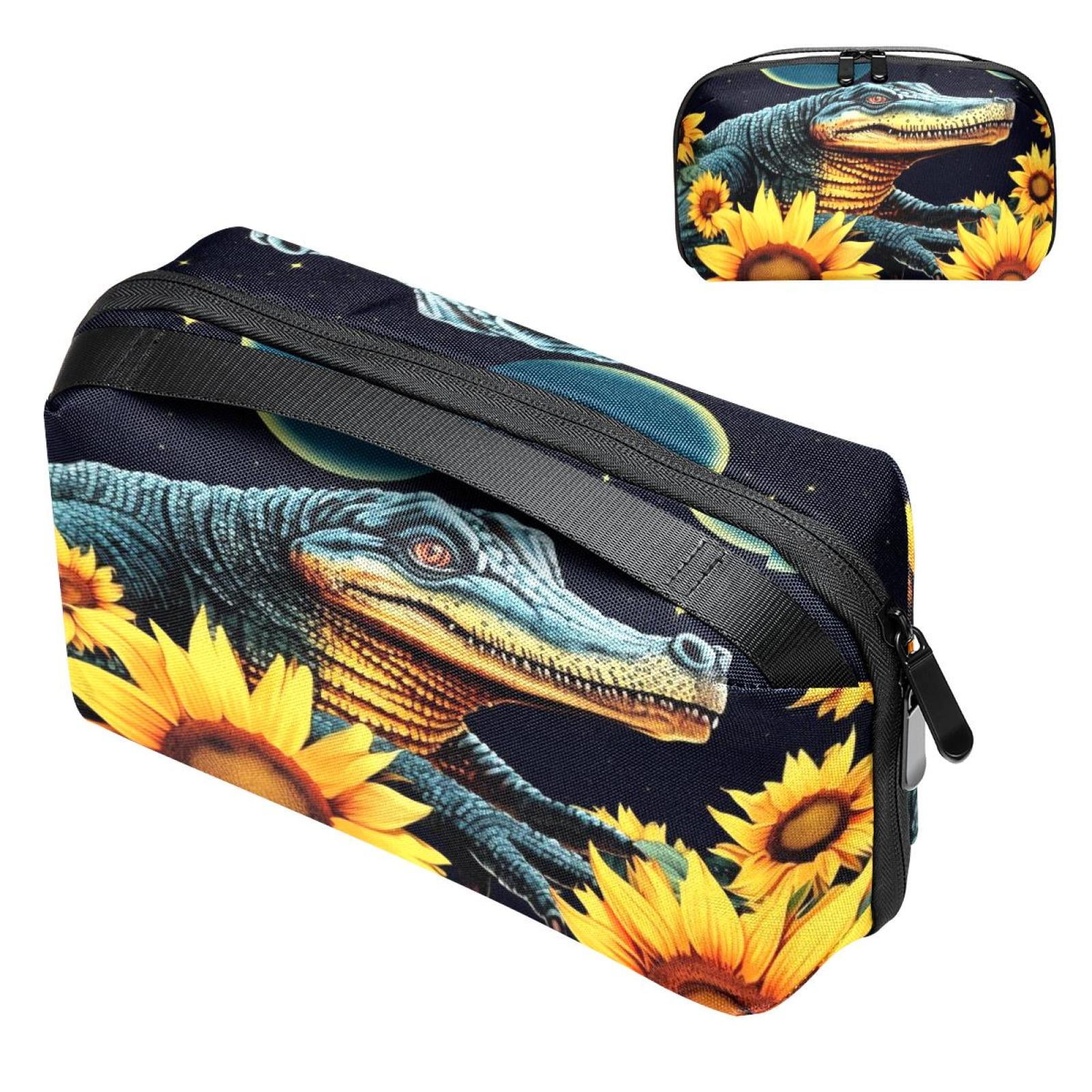 Crocodile Oxford Fabric Waterproof Portable Hard Drive Bag and Case ...