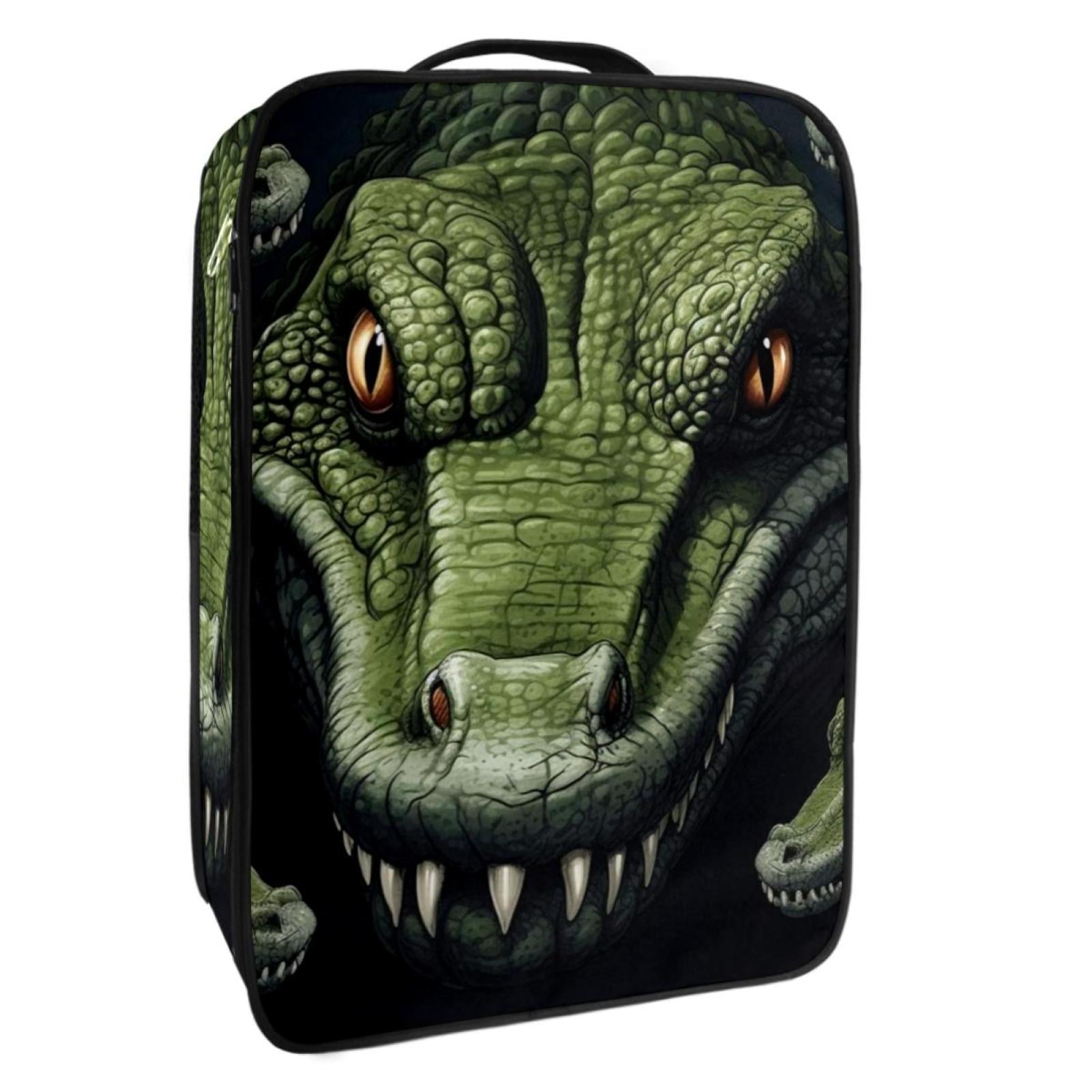 Crocodile Polyester Shoe Boxes Organizer Storage Solution for Closet ...