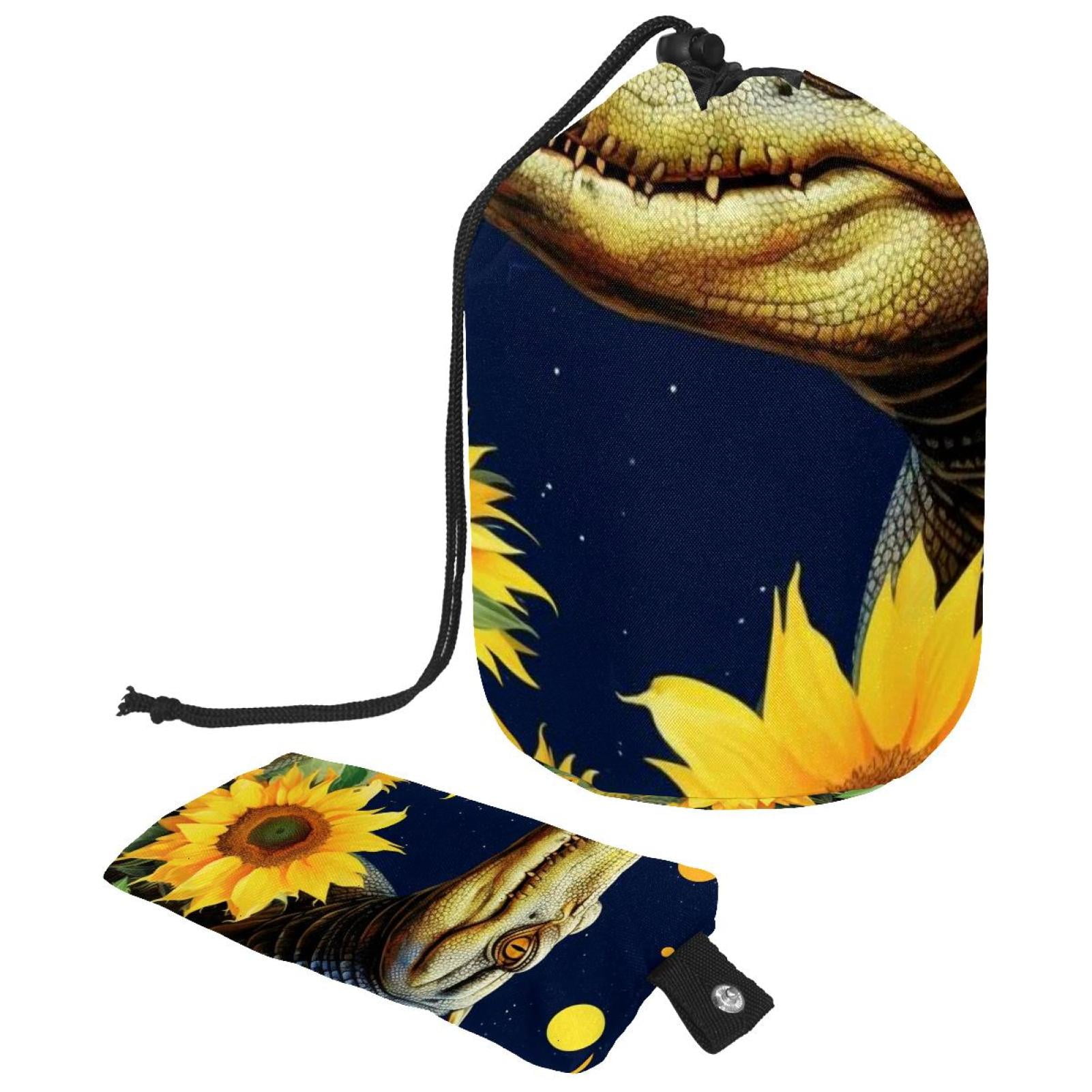Crocodile Portable Drawstring Foldable Travel Laundry Bag Shower Bags ...