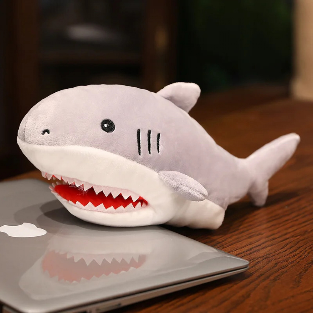 Crocodile Shark Killer Whale Plush Hand Puppets Lifelike Tropical Fish ...