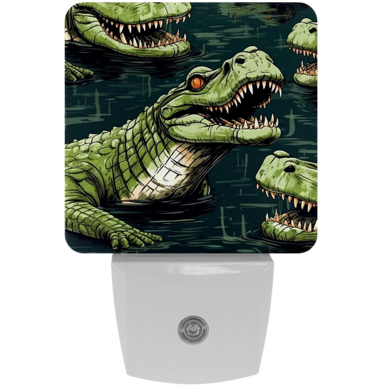 Crocodile Square LED Night Lights - Small, Portable Lighting for Any ...