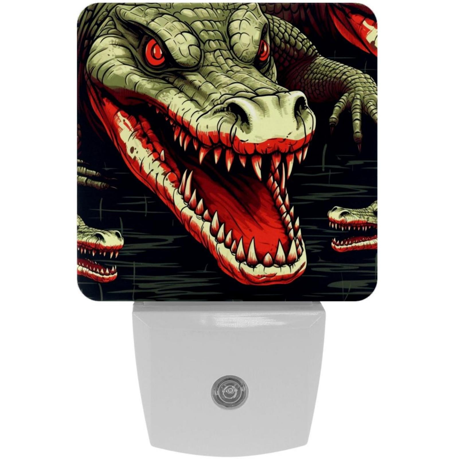 Crocodile Square LED Night Lights - Small, Portable Lighting for Any ...