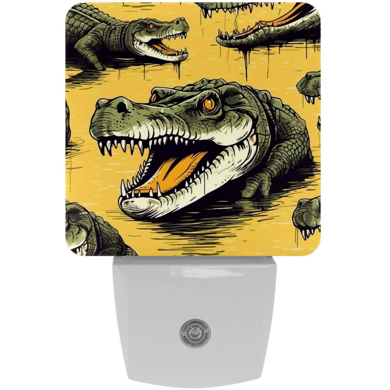 Crocodile Square LED Night Lights - Small, Portable Lighting for Any ...