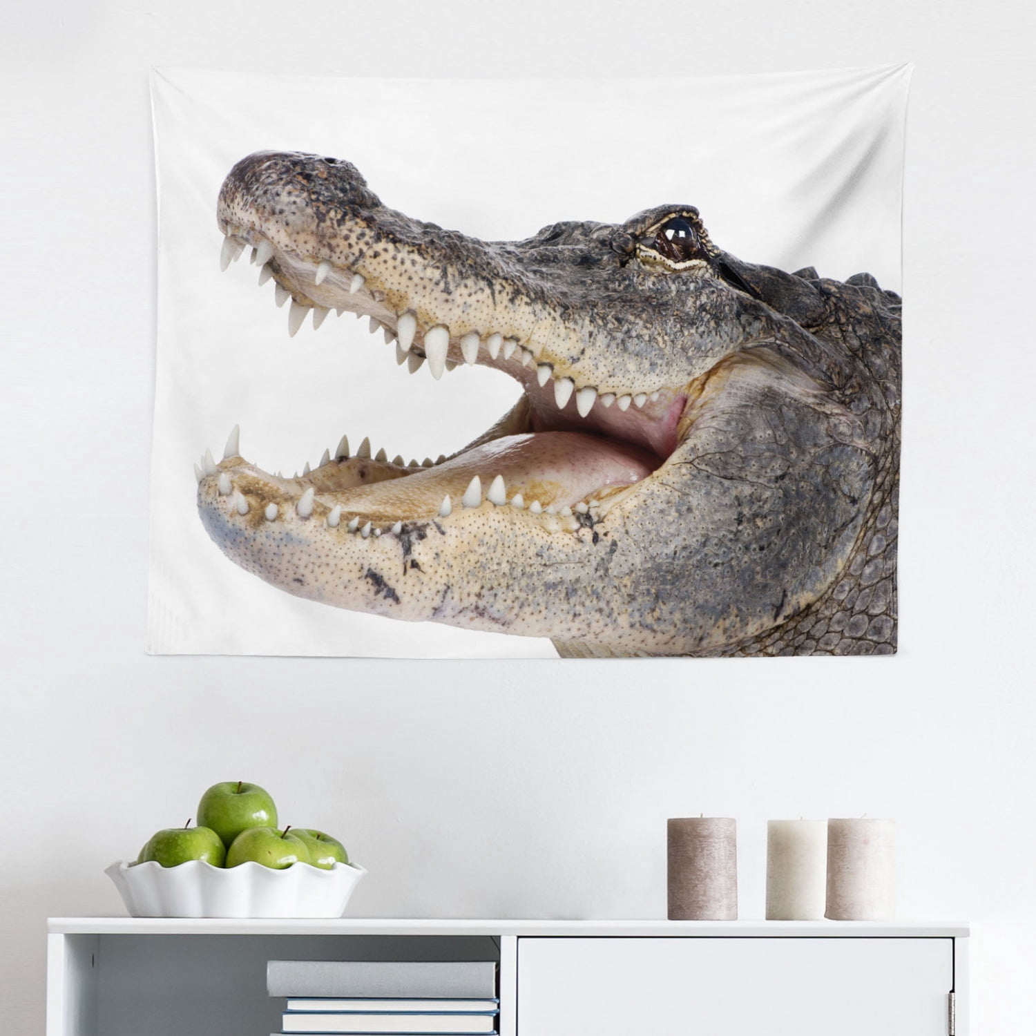 Crocodile Tapestry, Computer Graphics of a Wild and Fierce Alligator ...