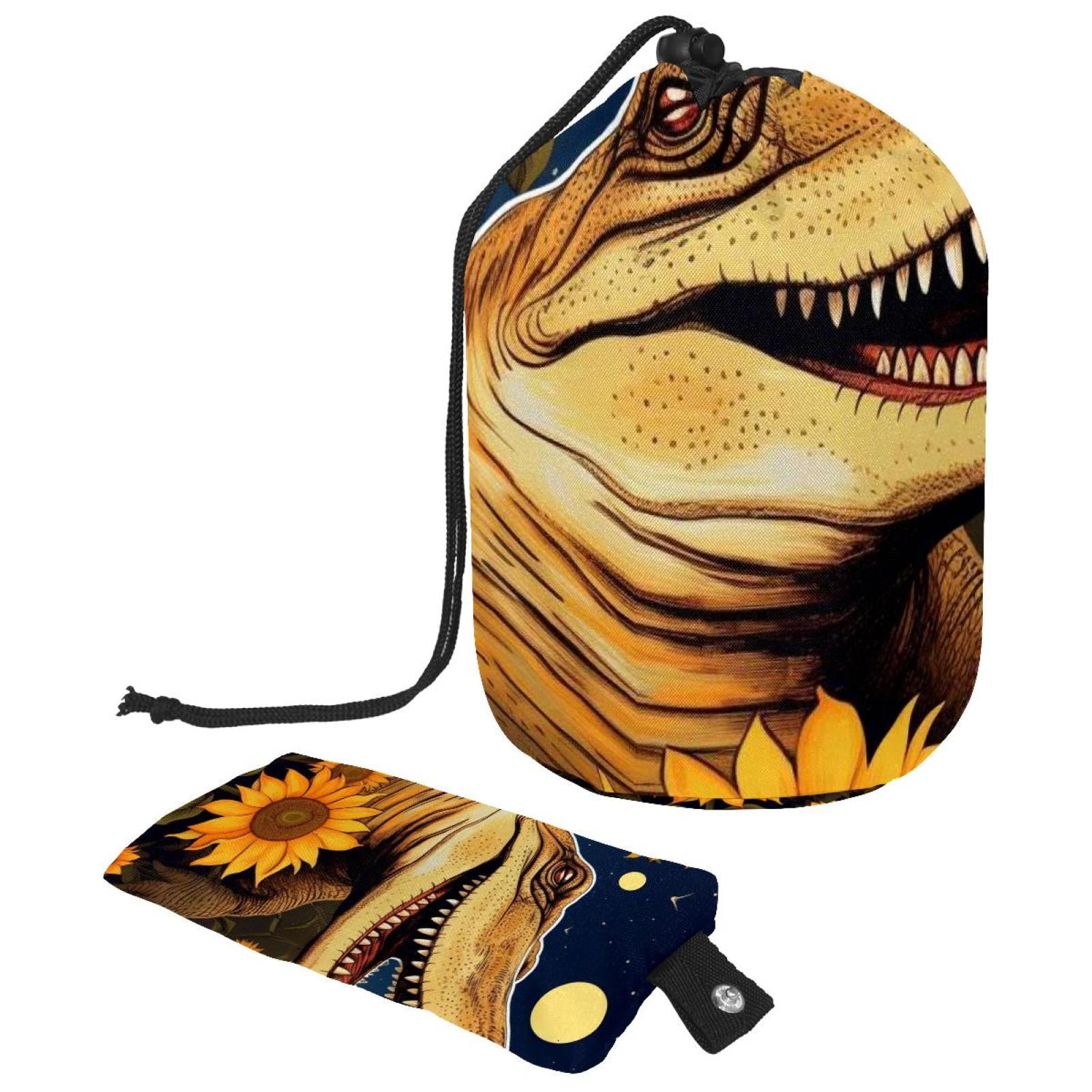 Crocodile Travel-Friendly Portable Laundry Bag with Drawstring and Mesh ...