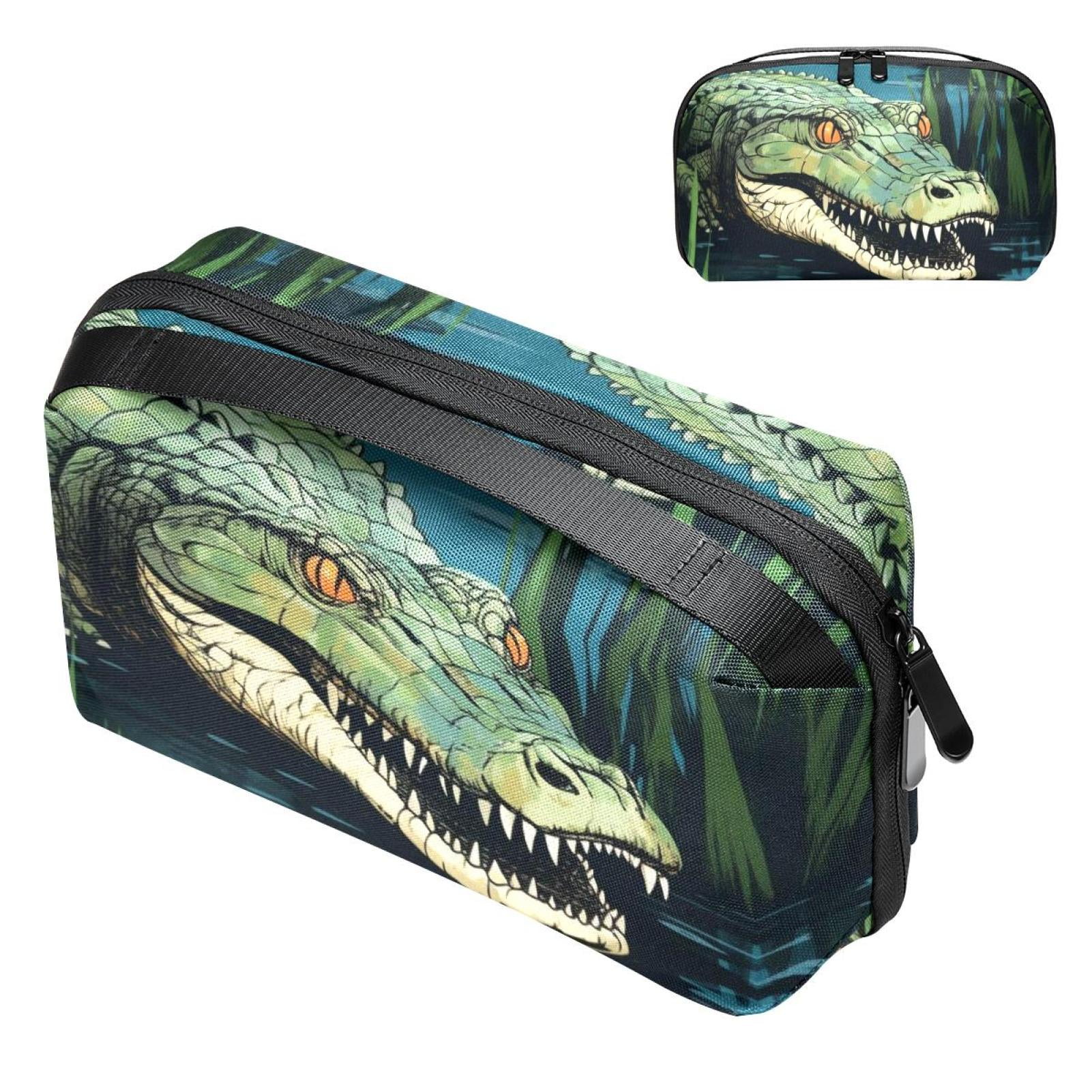 Crocodile Waterproof Oxford Fabric Storage Case with Charger Pouch ...