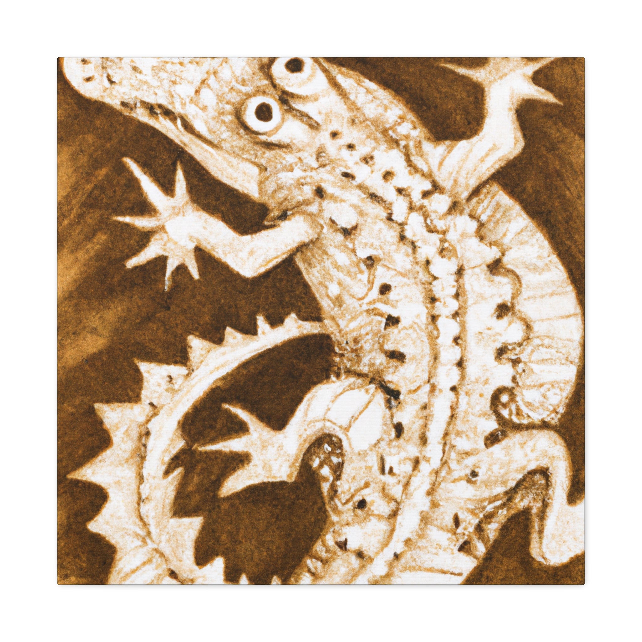 Crocodile in Rococo - Canvas - Walmart.com