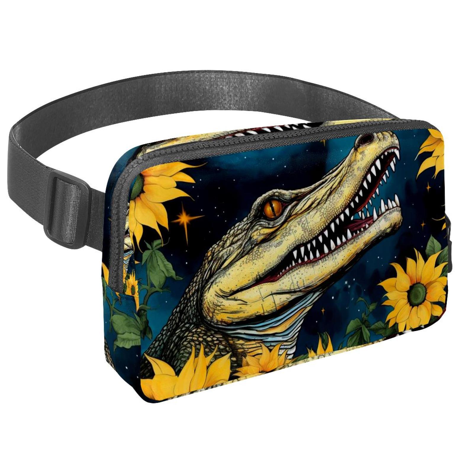 Crocodile star Adjustable Lightweight Waist Bag Crossbody Fanny Pack ...