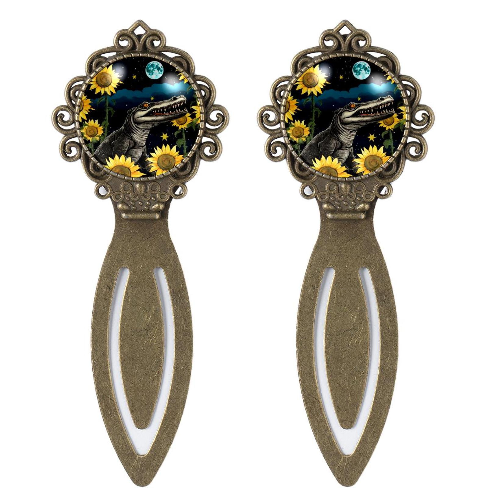 Crocodile star Set of Two Vintage Copper-Colored Lace Bookmarks: Gifts ...