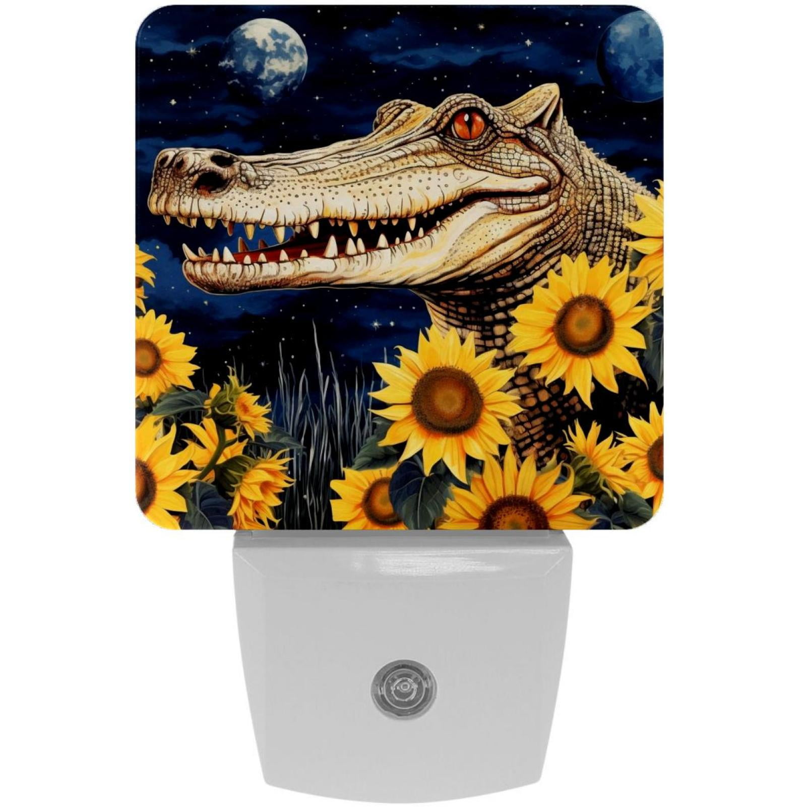 Crocodile star sunflower LED Square Night Light - Energy Efficient and ...