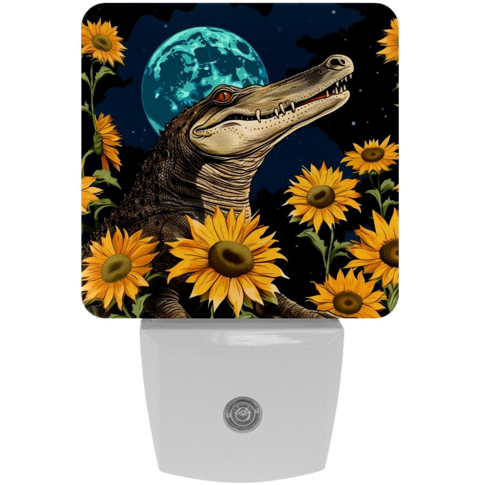 Crocodile star sunflower LED Square Night Lights - Bright and Compact ...