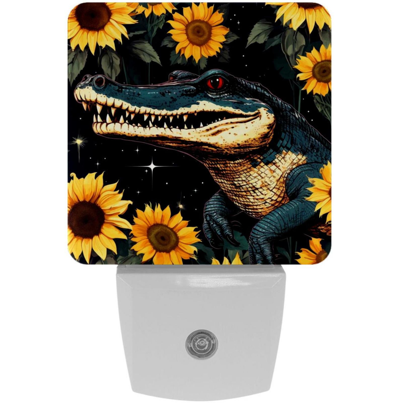 Crocodile star sunflower LED Square Night Lights: Compact and Energy ...