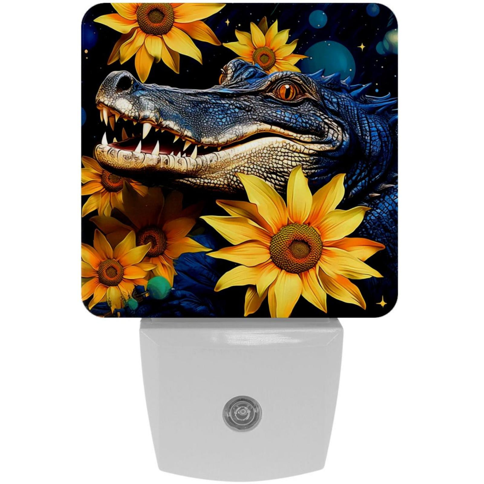 Crocodile star sunflower LED Square Night Lights - Compact and ...