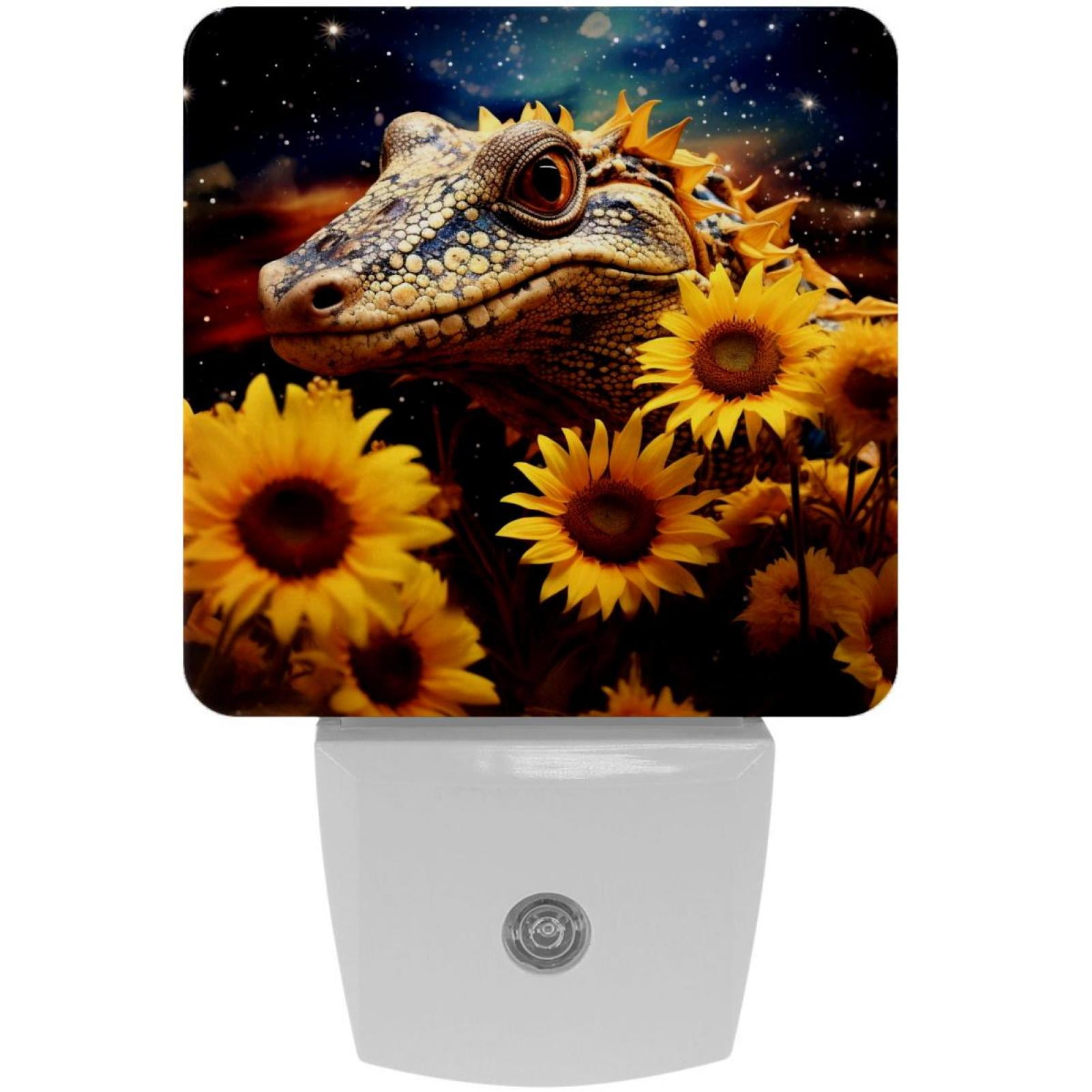 Crocodile star sunflower LED Square Night Lights - Compact and ...