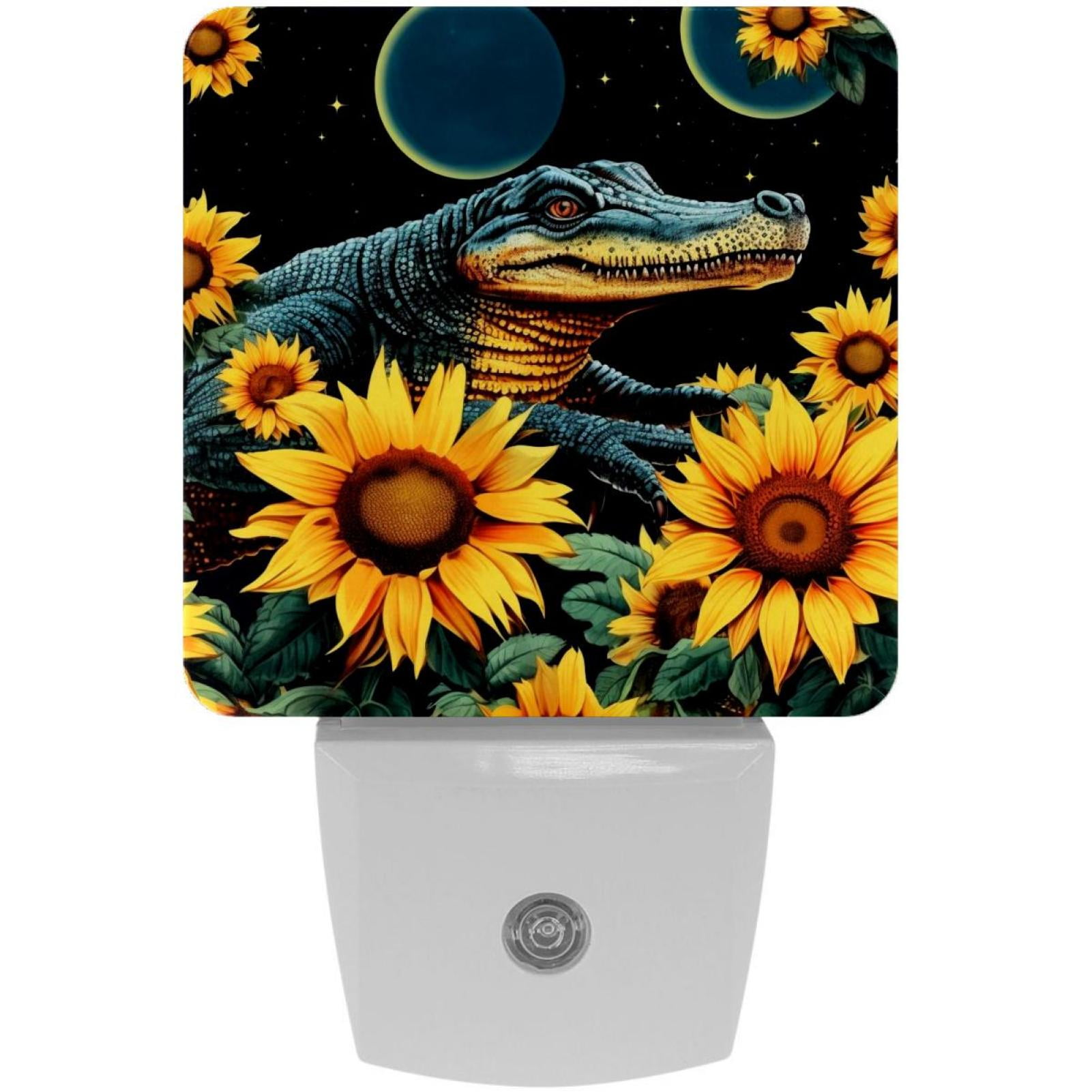 Crocodile star sunflower LED Square Night Lights - Compact and ...