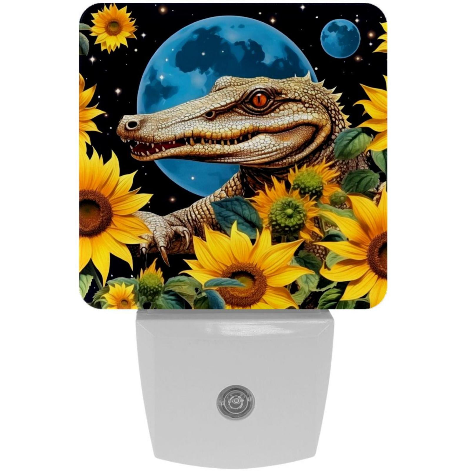 Crocodile star sunflower LED Square Night Lights: Innovative ...