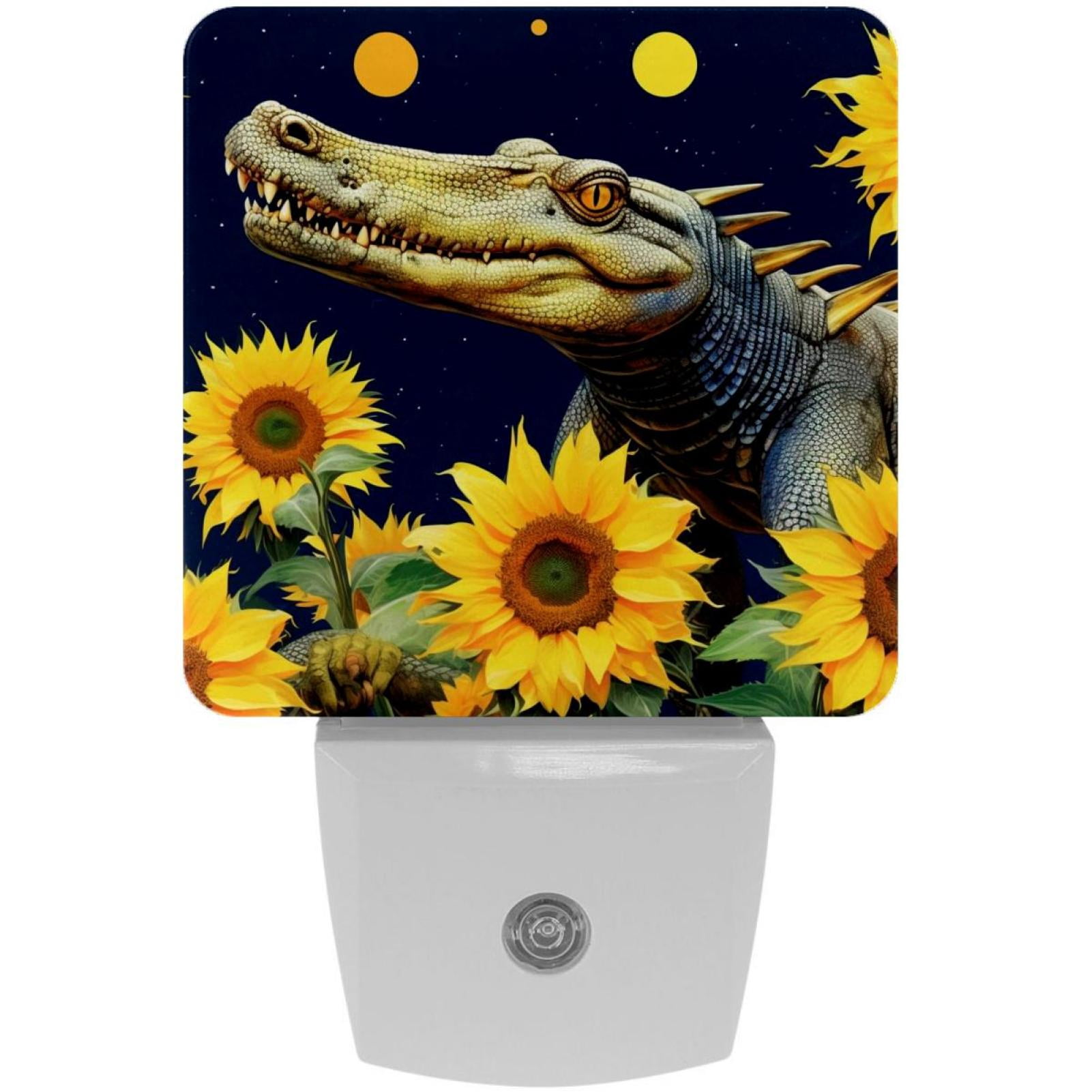 Crocodile star sunflower LED Square Night Lights: Innovative ...