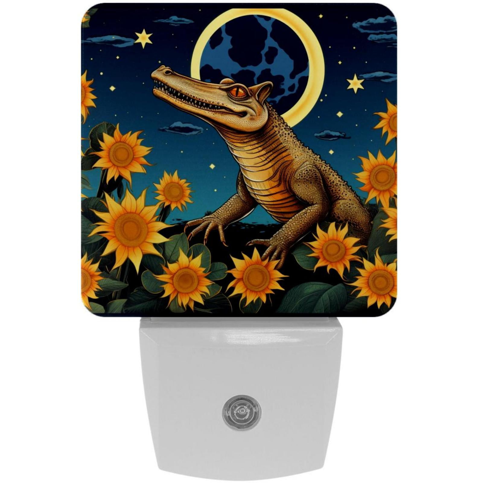 Crocodile star sunflower LED Square Night Lights: Innovative ...