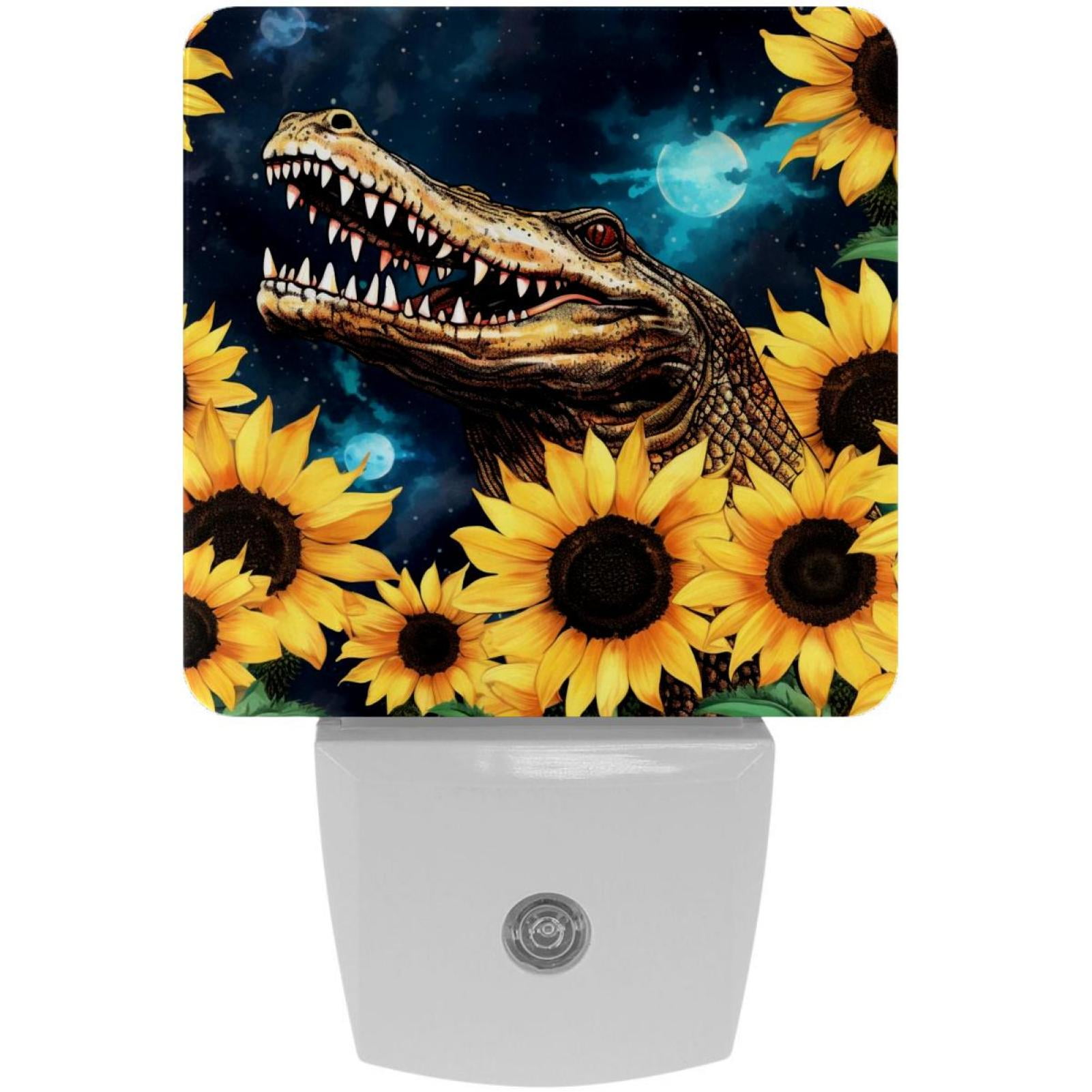 Crocodile star sunflower LED Square Night Lights: Innovative ...