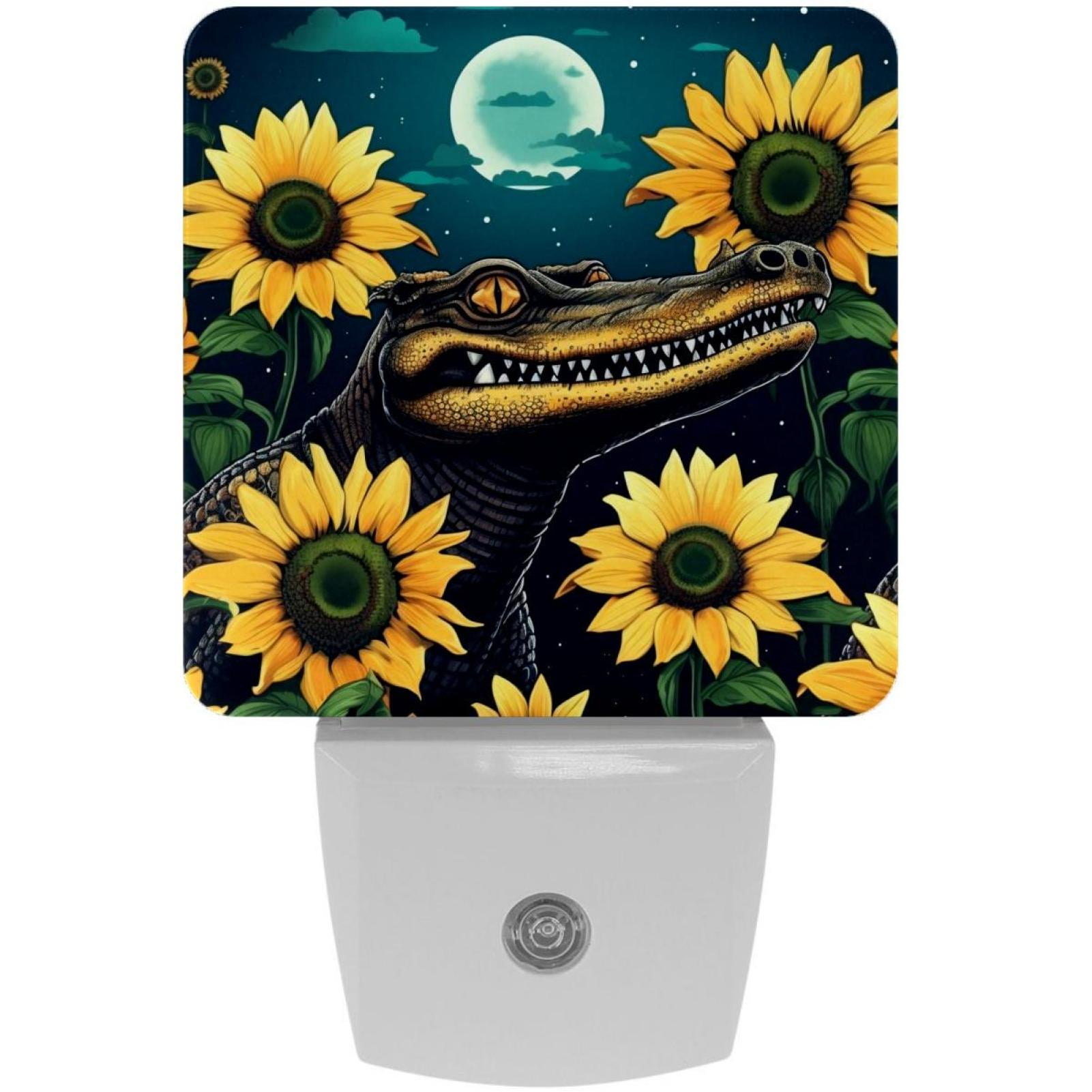 Crocodile star sunflower LED Square Night Lights - Modern Design ...