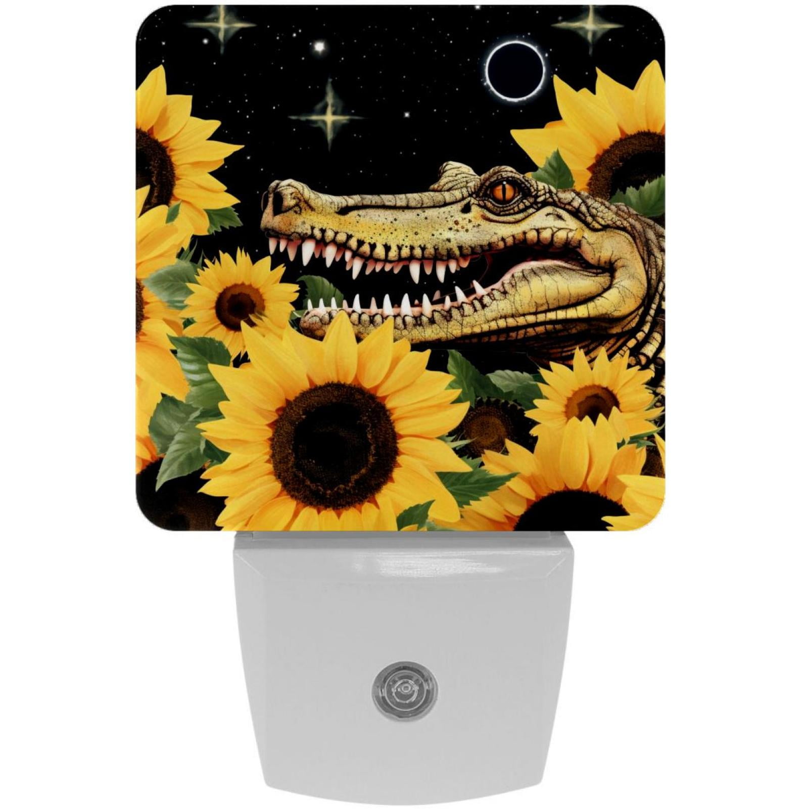 Crocodile star sunflower LED Square Night Lights - Modern Design, Soft ...