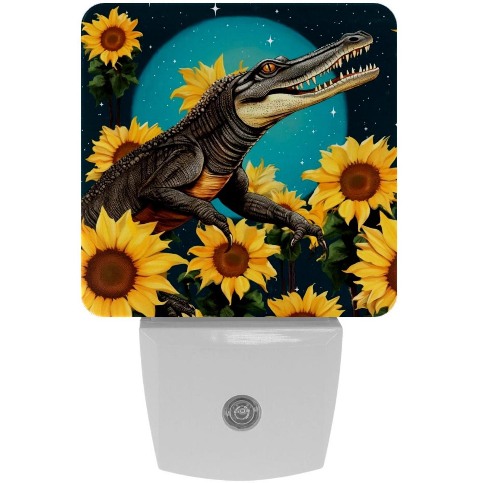 Crocodile star sunflower LED Square Night Lights - Modern and Versatile ...