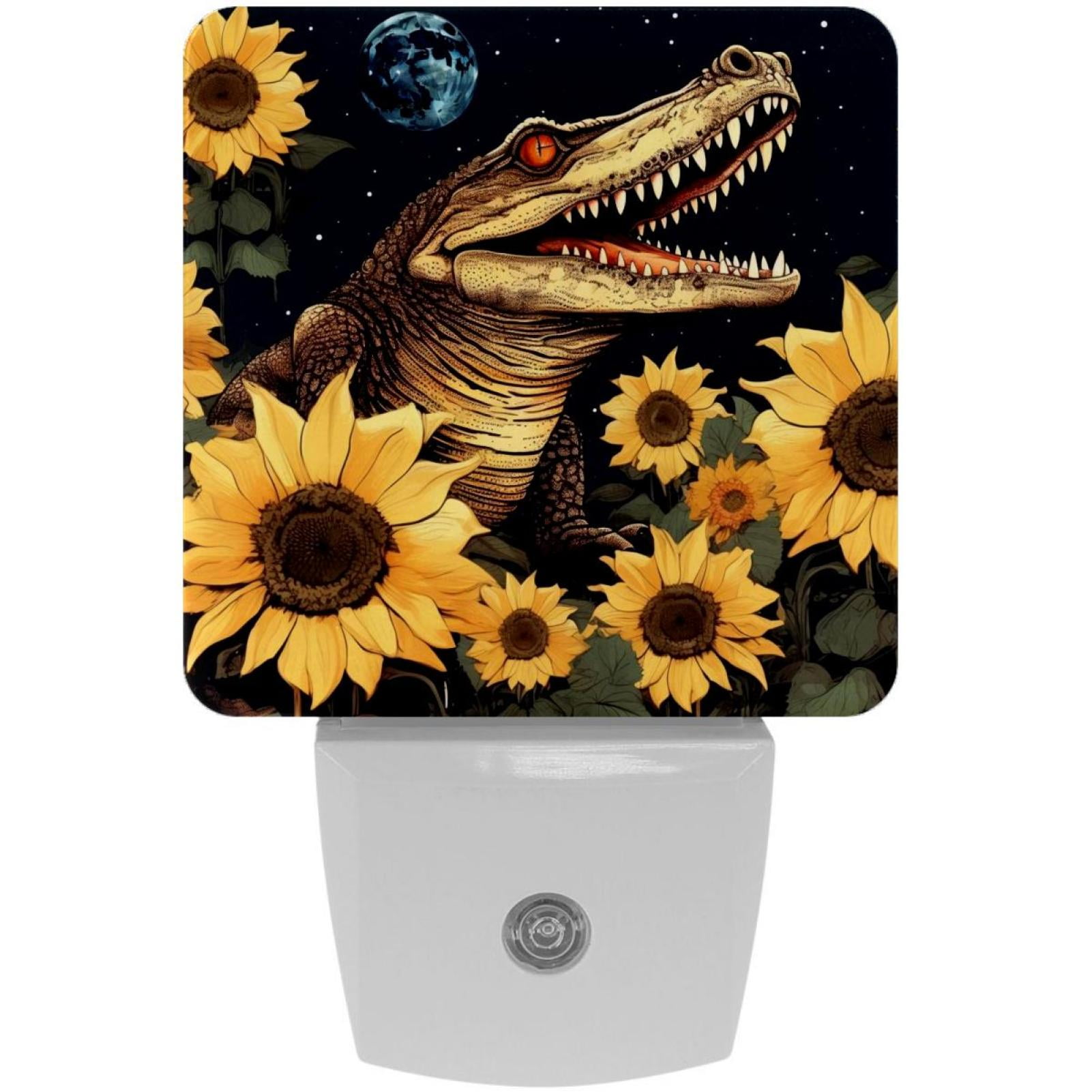 Crocodile star sunflower LED Square Night Lights - Stylish and Energy ...