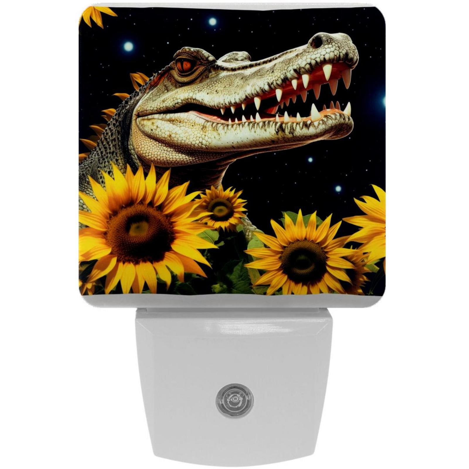 Crocodile star sunflower LED Square Night Lights - Stylish and Energy ...
