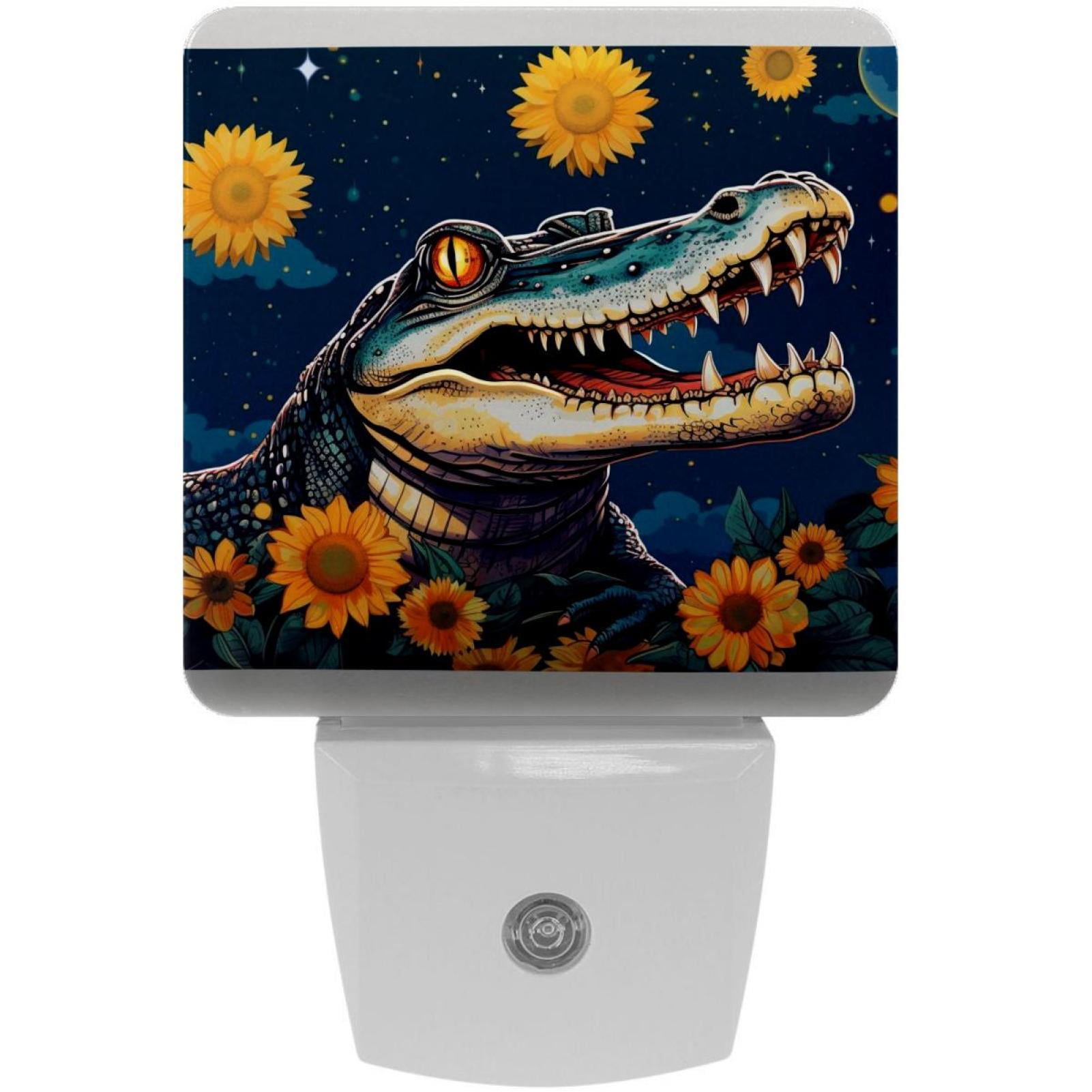 Crocodile star sunflower LED Square Night Lights - Stylish and Energy ...