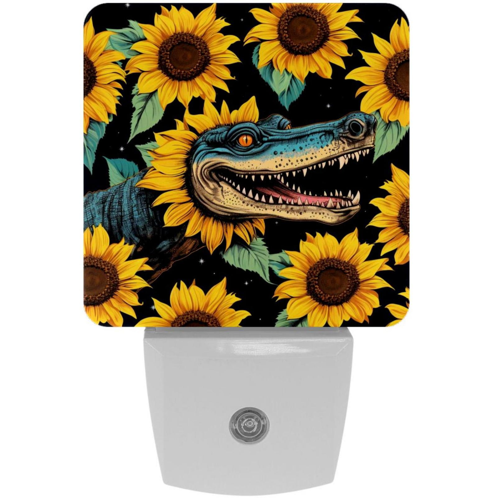 Crocodile star sunflower LED Square Night Lights - Stylish and Energy ...