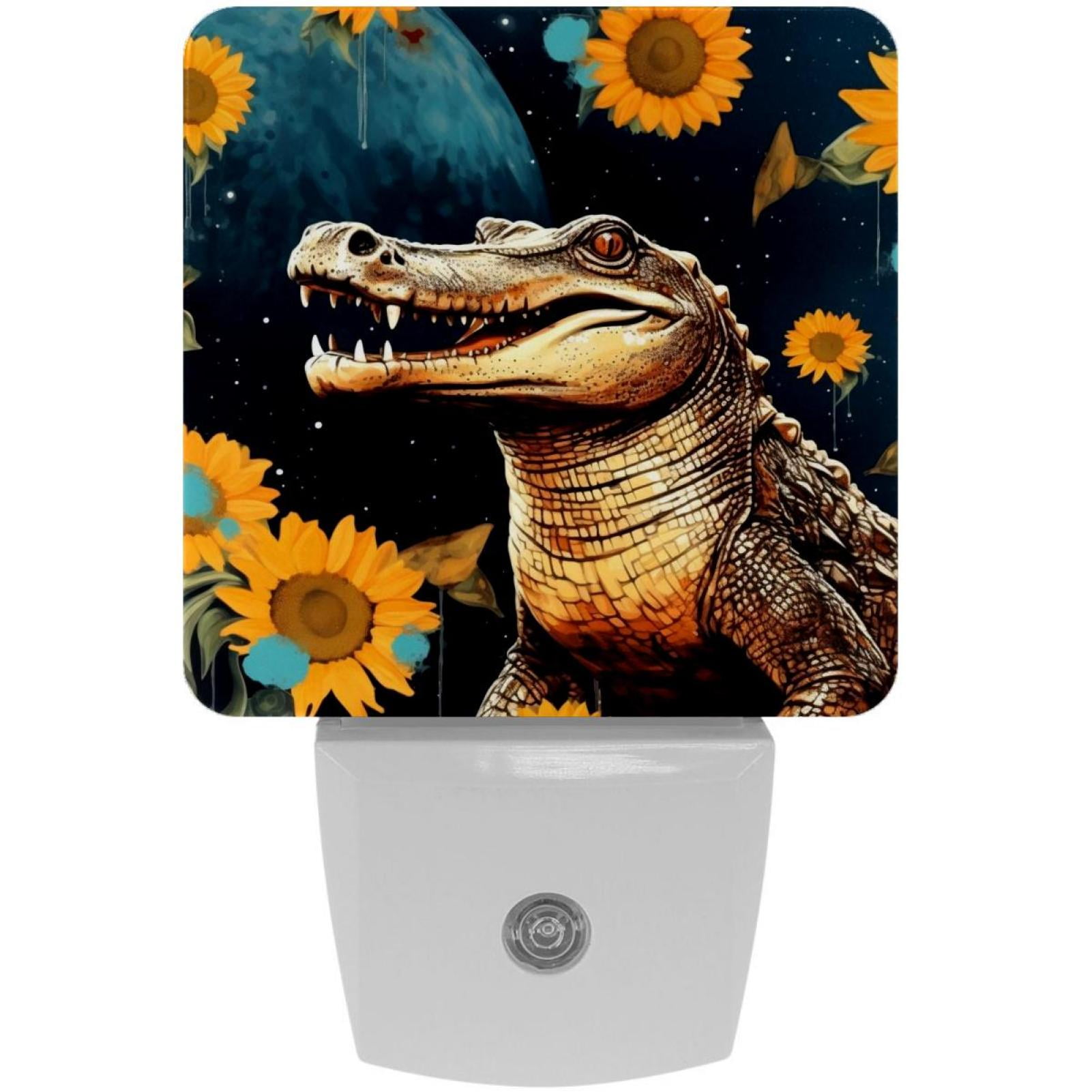 Crocodile star sunflower LED Square Night Lights - Stylish and Energy ...