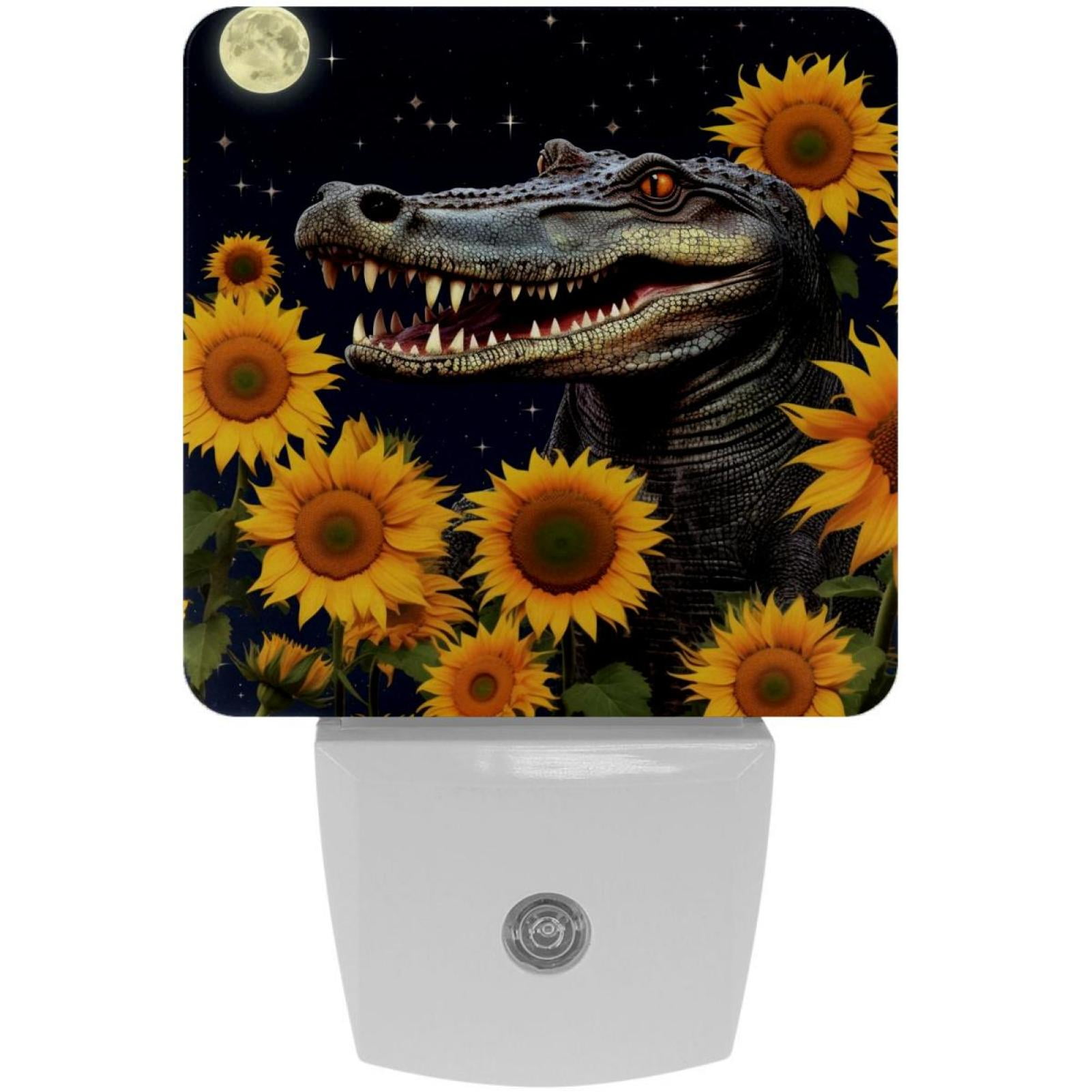 Crocodile star sunflower LED Square Night Lights - Stylish and Energy ...