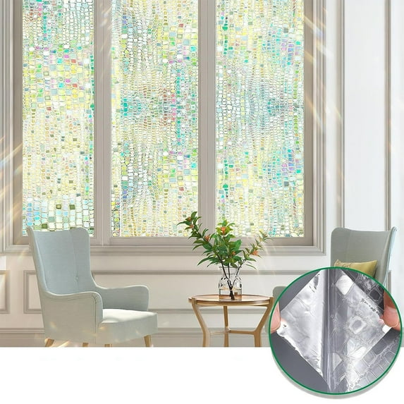 Crocodiles Leather Window Sticker, Privacy Glass Film for Home and ...