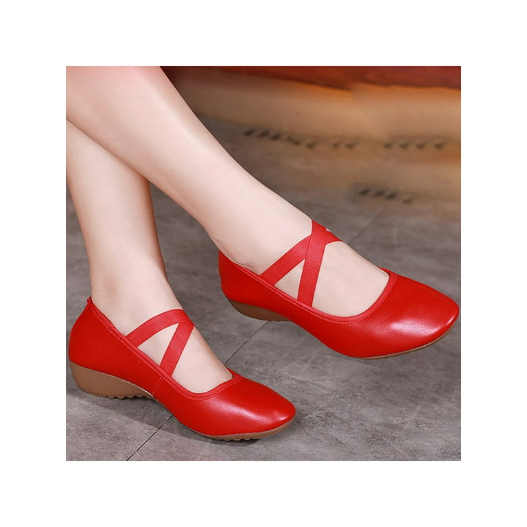 Red Flats Shoes For Prom